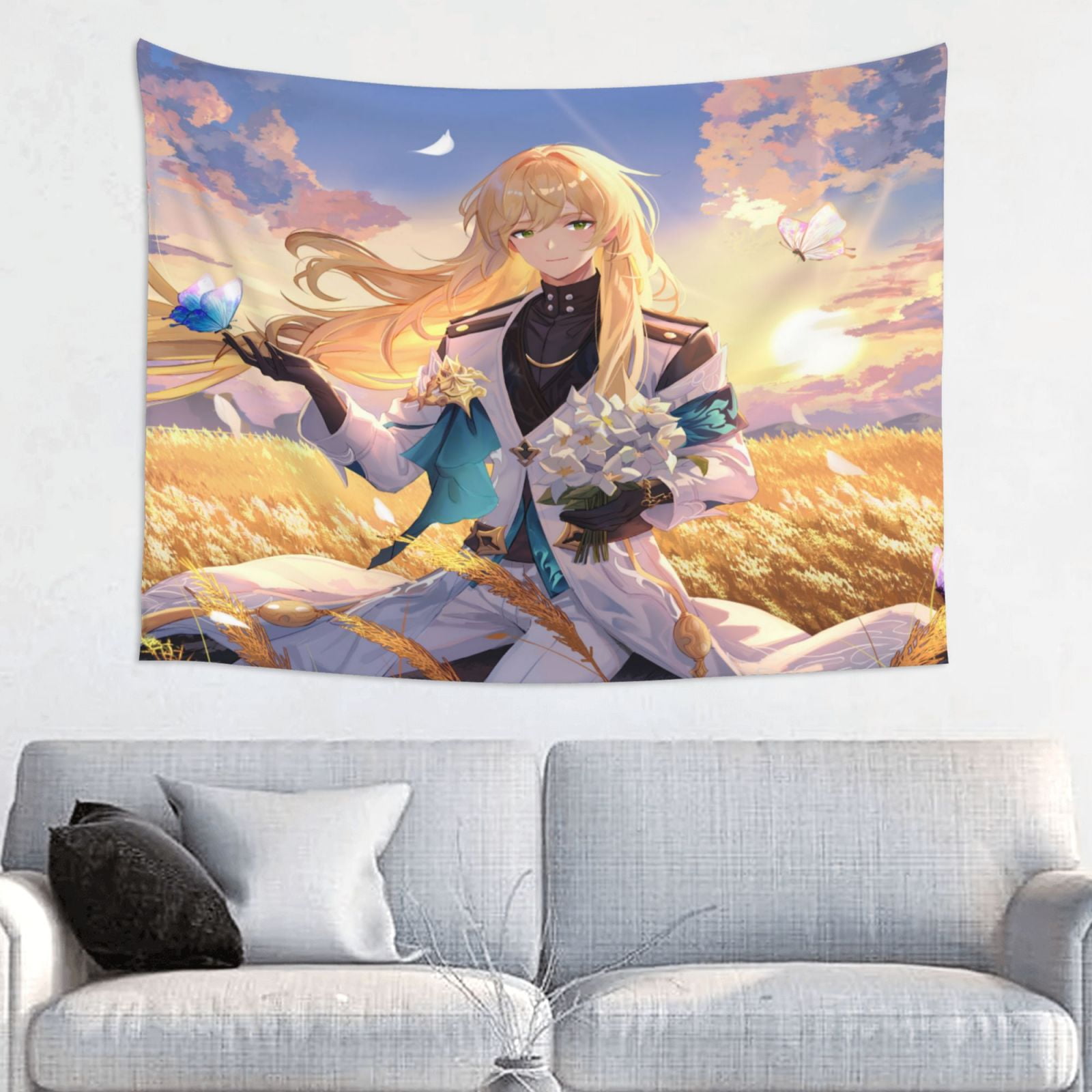 Luocha Honkai Star Rail Tapestry Anime Poster Large Background Wall Art ...