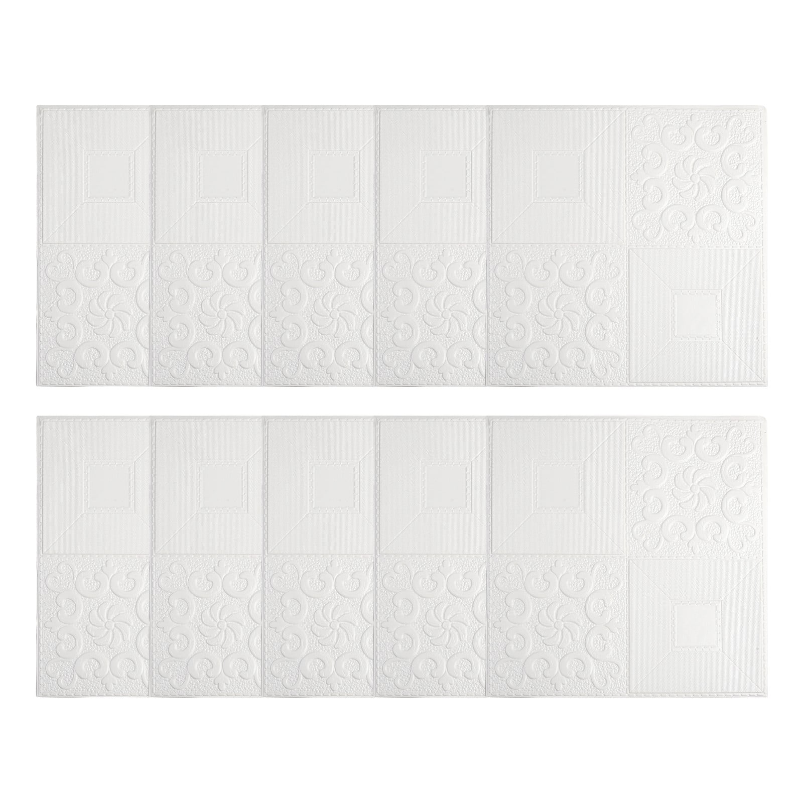 Luolandi 10PCS 35x35cm 3D Tile Brick Wall Sticker Waterproof Self ...
