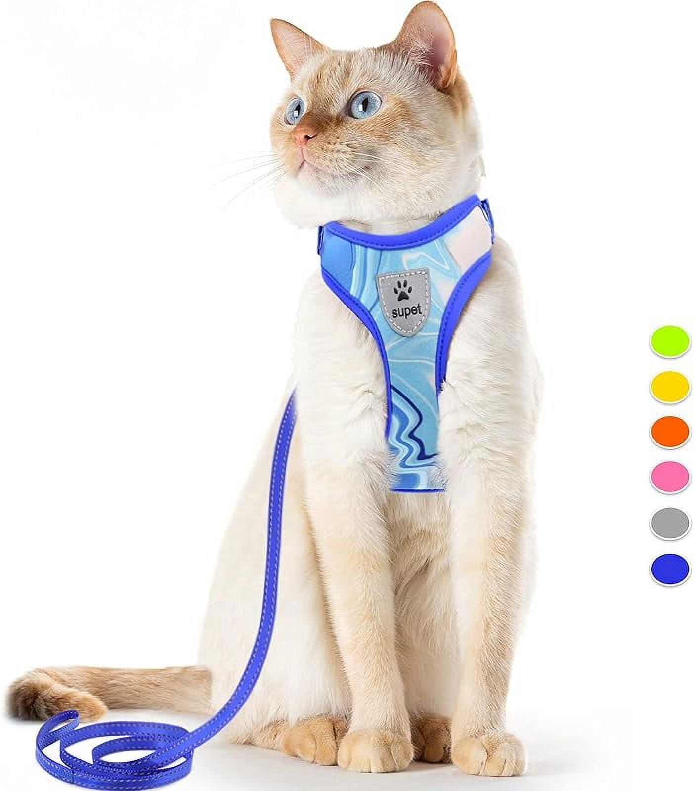 Luosen Cat Harness and Leash Escape Proof, Adjustable Breathable Vest ...
