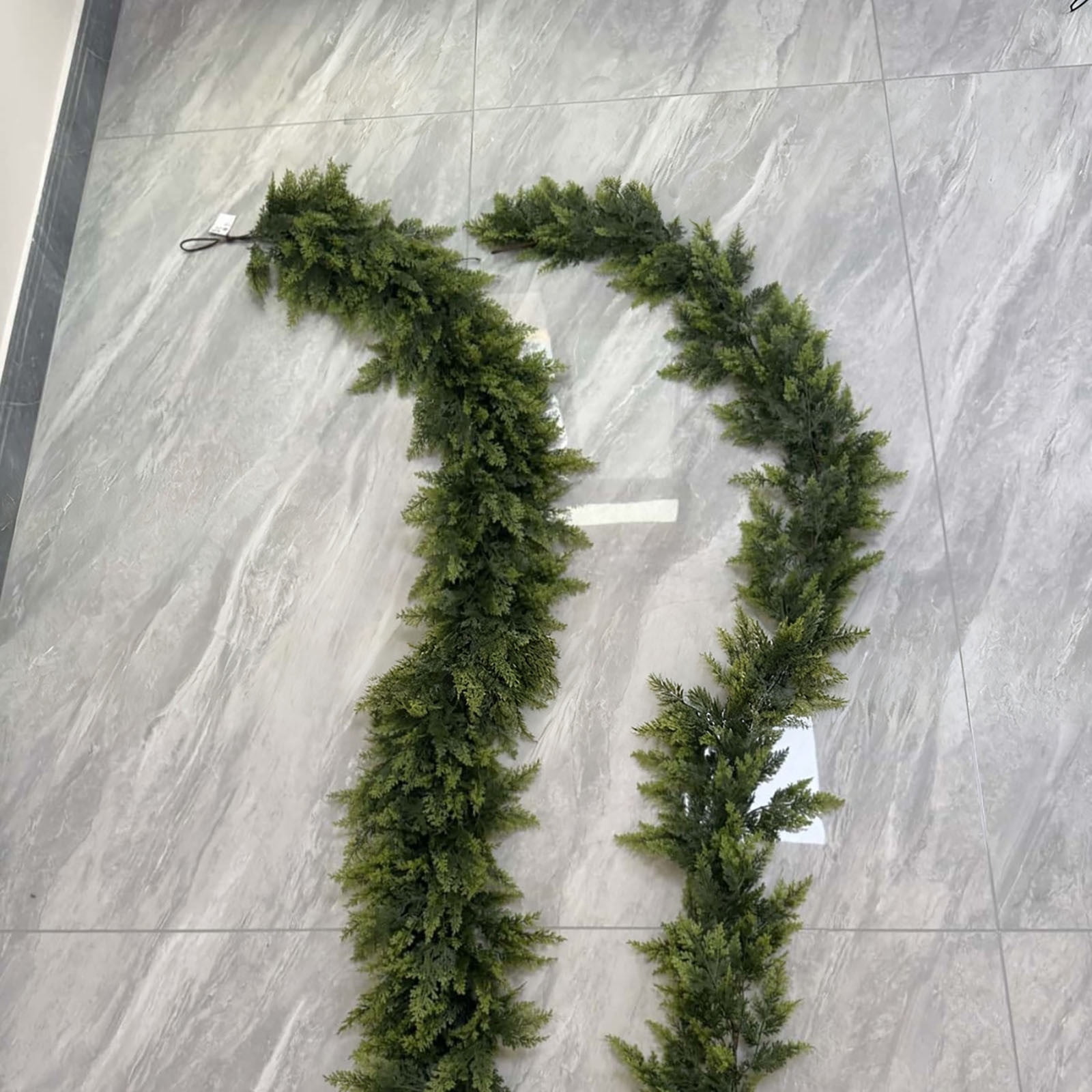 Luoshdecor Christmas Cedar Garland Artificial Realistic,Greenery Dense ...