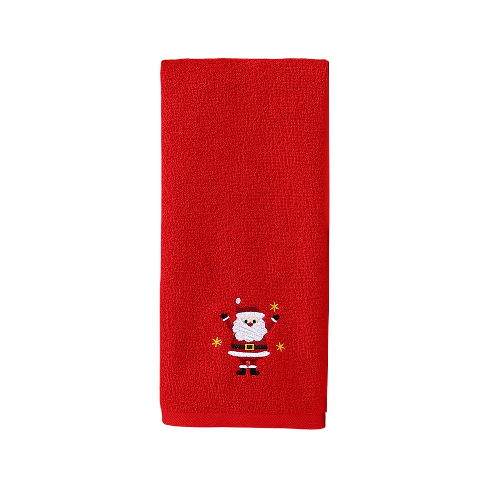 Luoshdecor Christmas Hand Towels,Cotton Bathroom Towel Soft Absorbent ...