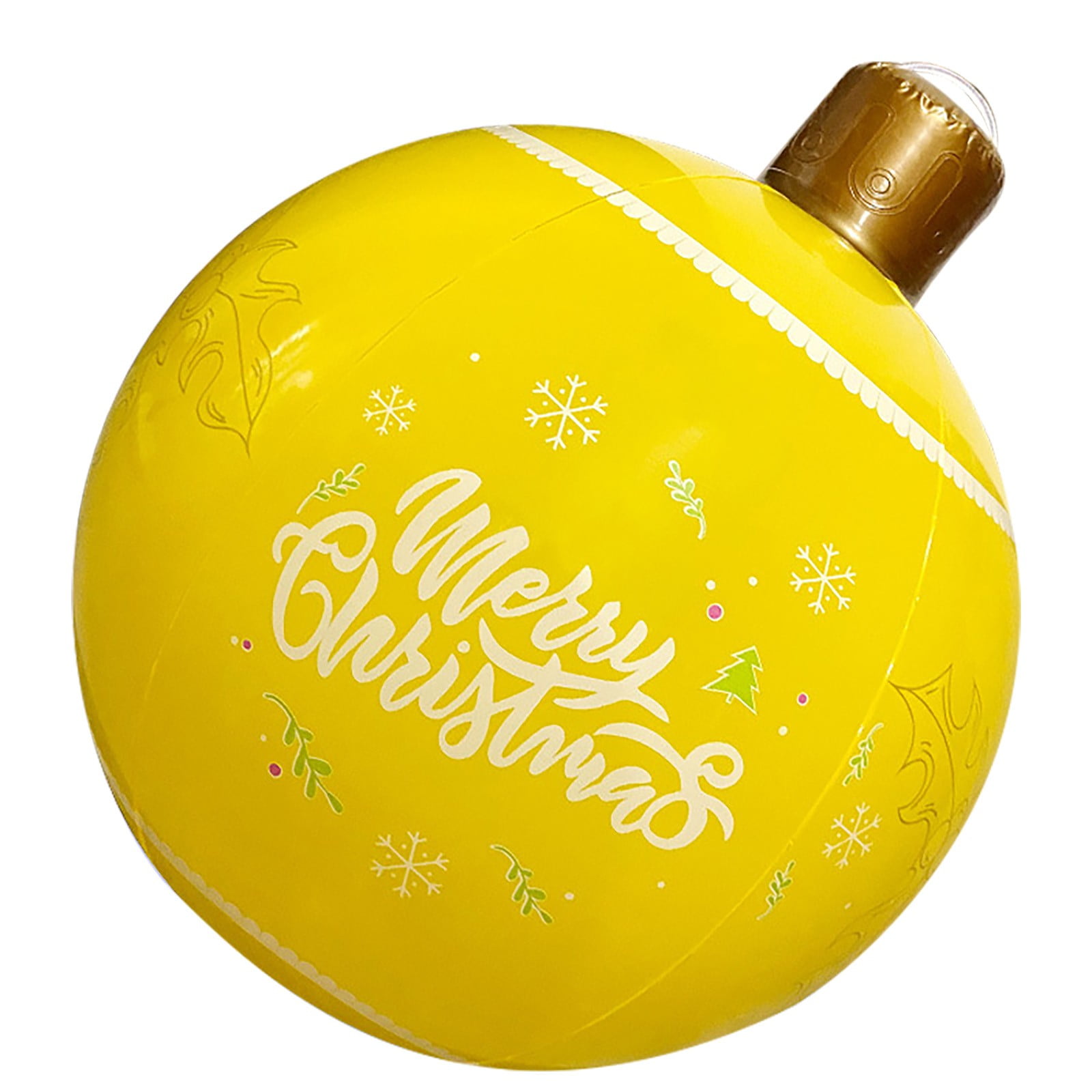 Luoshdecor Inflatable Clear Pine Balls , 19.6 in Giant Christmas ...