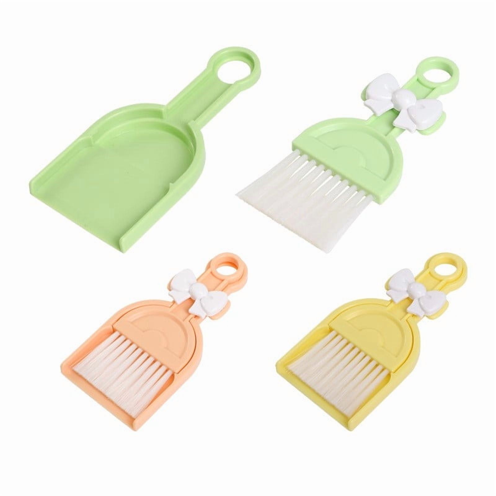 Luoshdecor Mini Little Broom and Dustpan,Small Compact Portable Broom ...