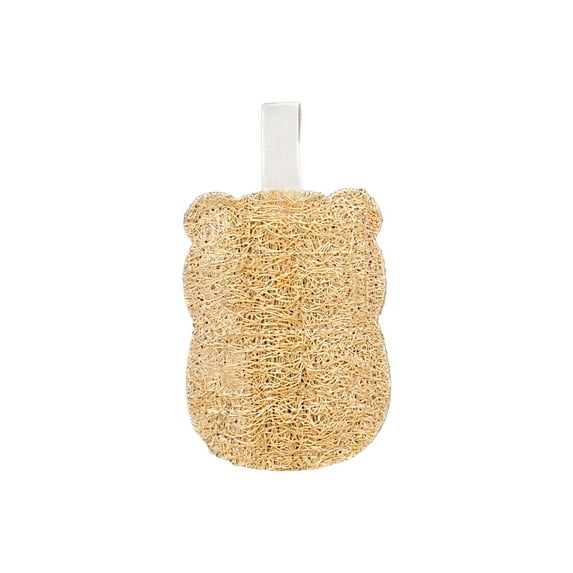 Luoshdecor Natural Loofah Sponge,Funny Bear Shape Dish Cleaning Loofah ...