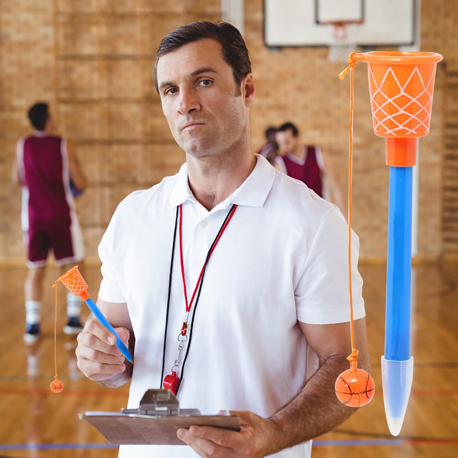 Luoshungang Basketball Hoop Pen Basketball Party With Blue Pencil Kids ...