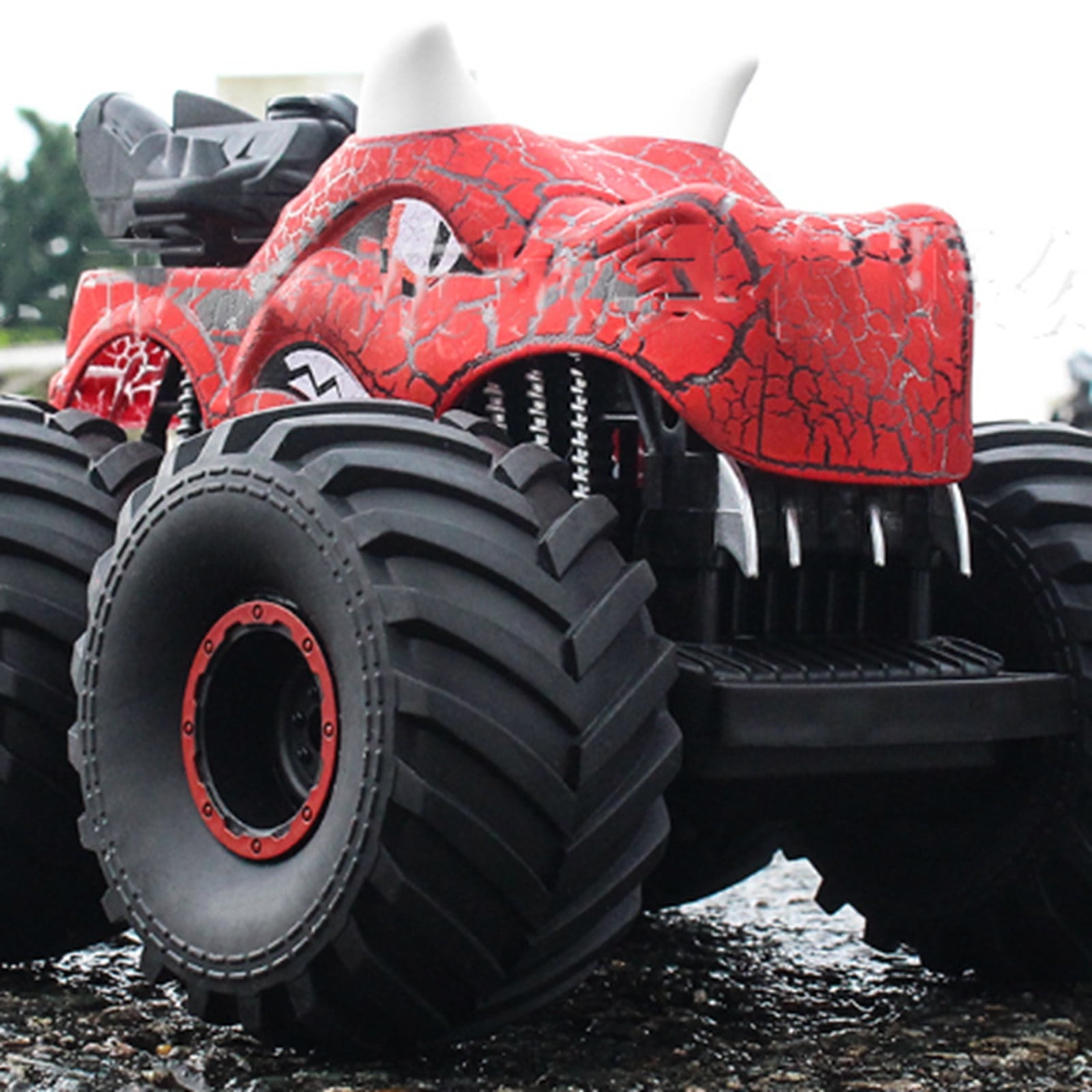 Luoshungang Border Crack Dinosaur Remote Control Vehicle Spray Light ...