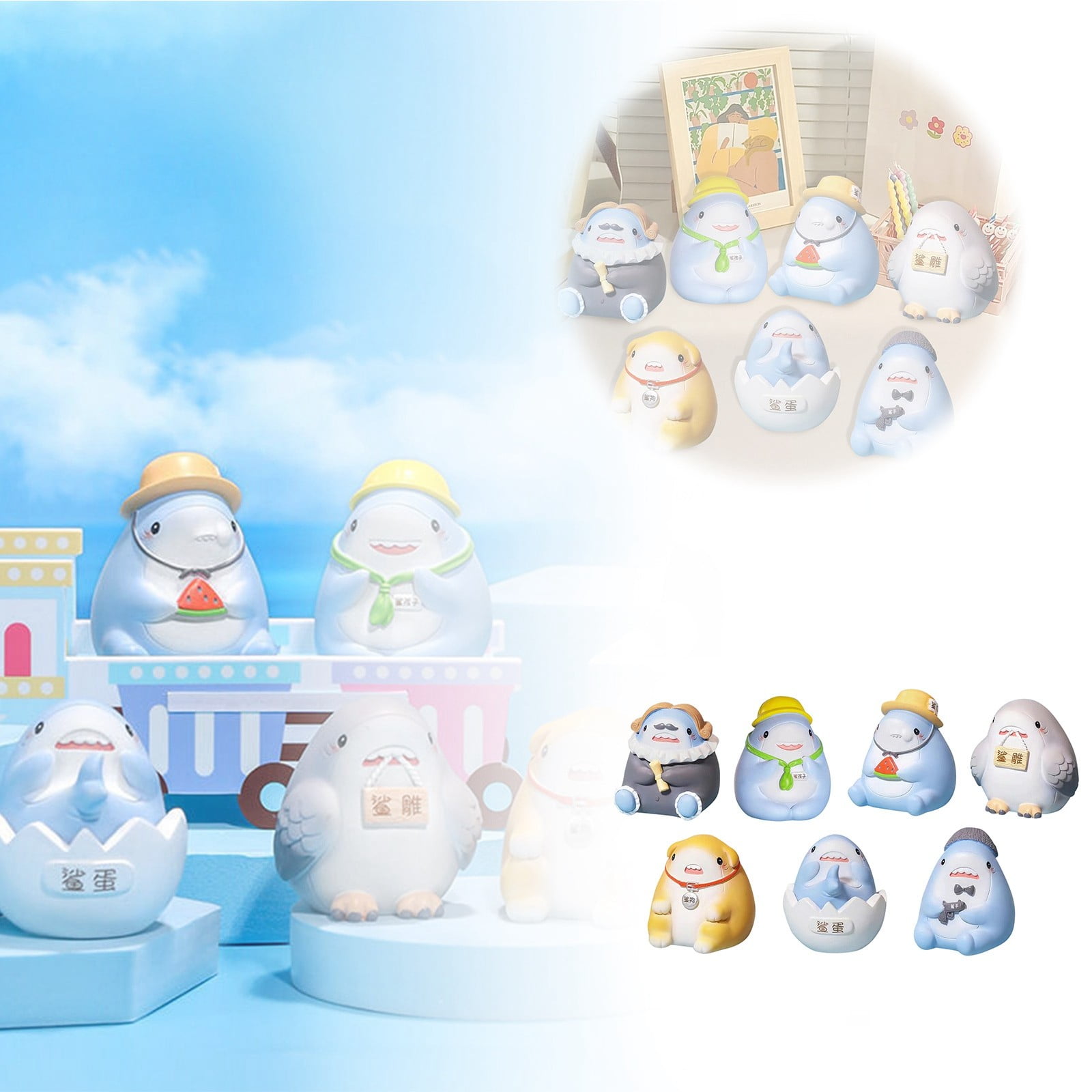 Luoshungang Cute Themed Blind Collectible Figures For Desktop ...