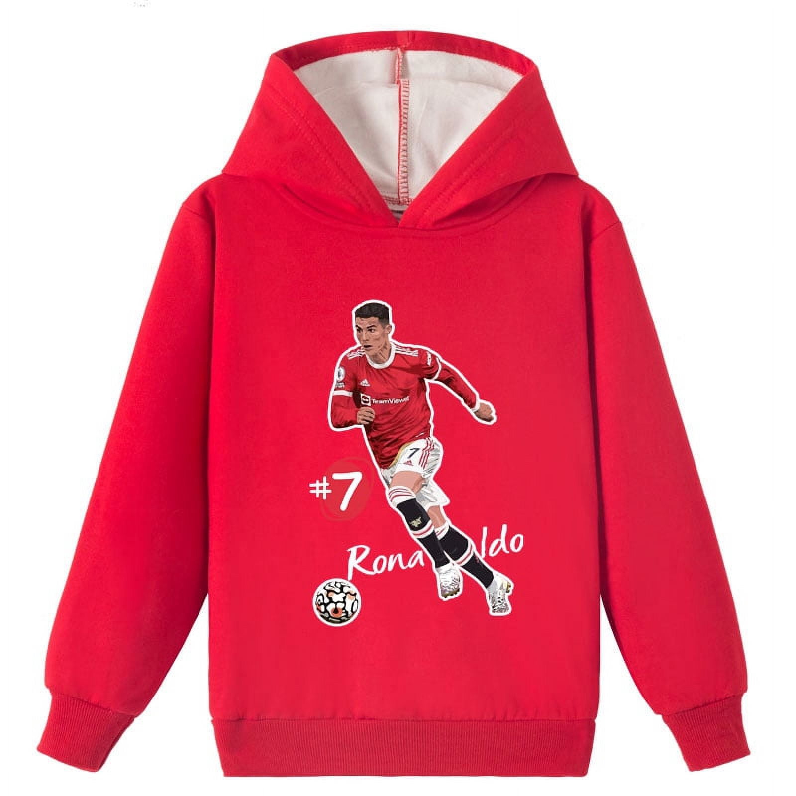 Luoshuui Cristiano Ronaldo Fleece Hoodie for Kids - Stylish ...