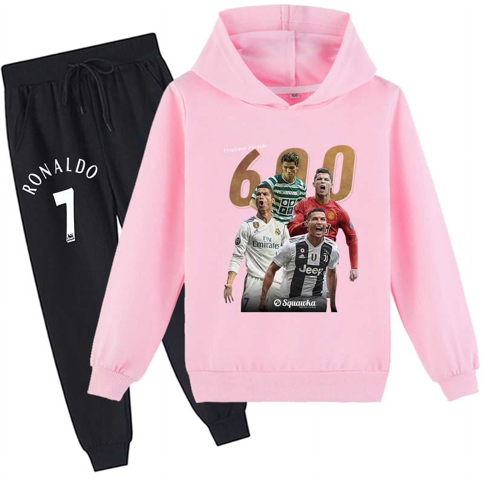 Luoshuui Cristiano Ronaldo Hoodie Set for Kids – Stylish and ...