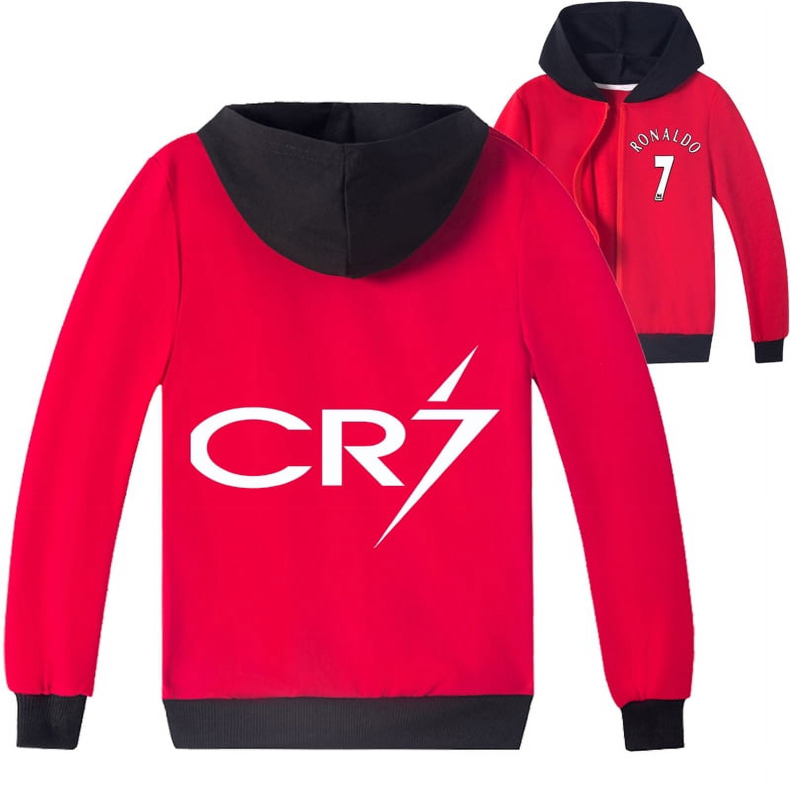 Luoshuui Cristiano Ronaldo Zip Hoodie for Boys and Girls - Cool ...