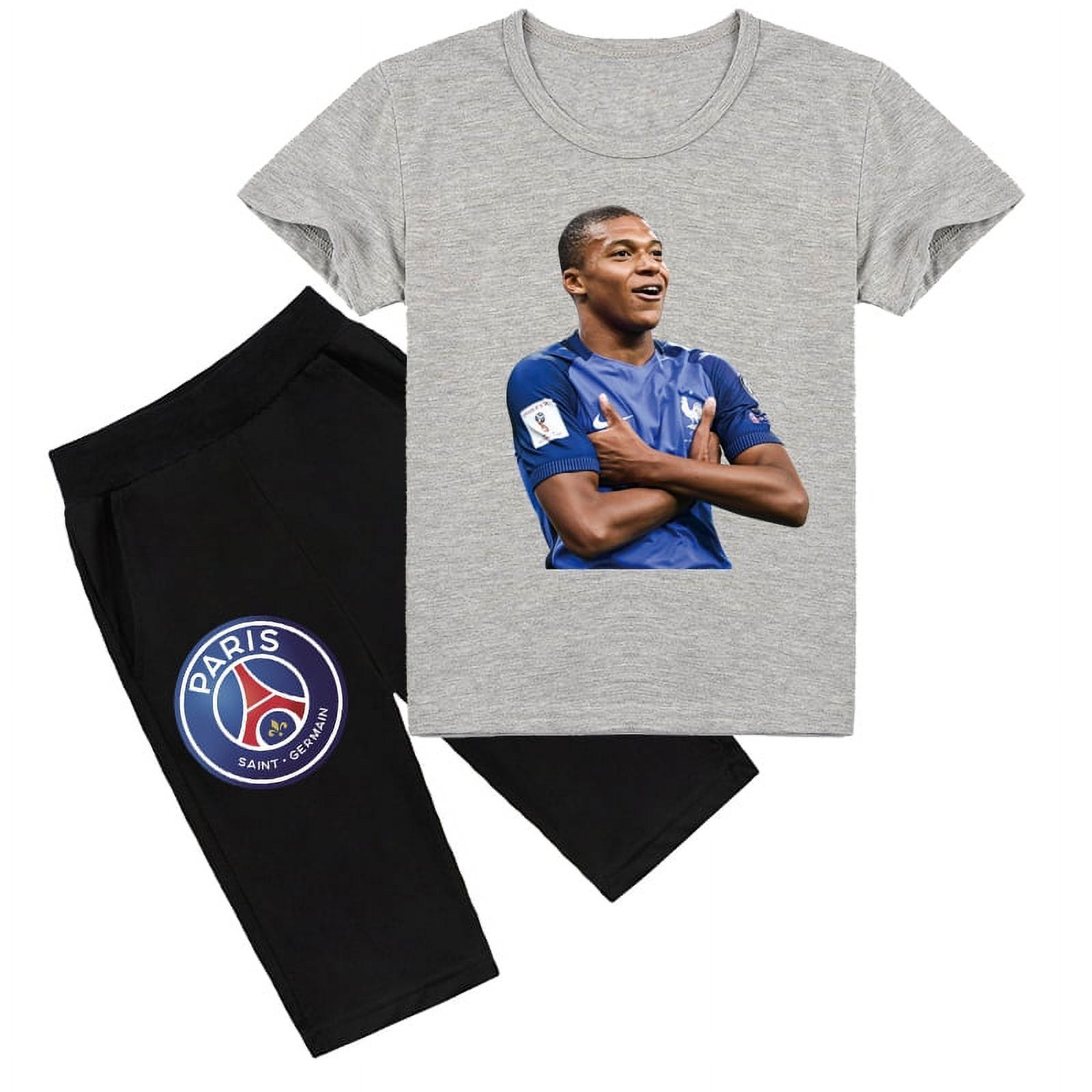 Luoshuui Kylian Mbappé Shorts Set for Kids - Stylish Sports Outfit for ...