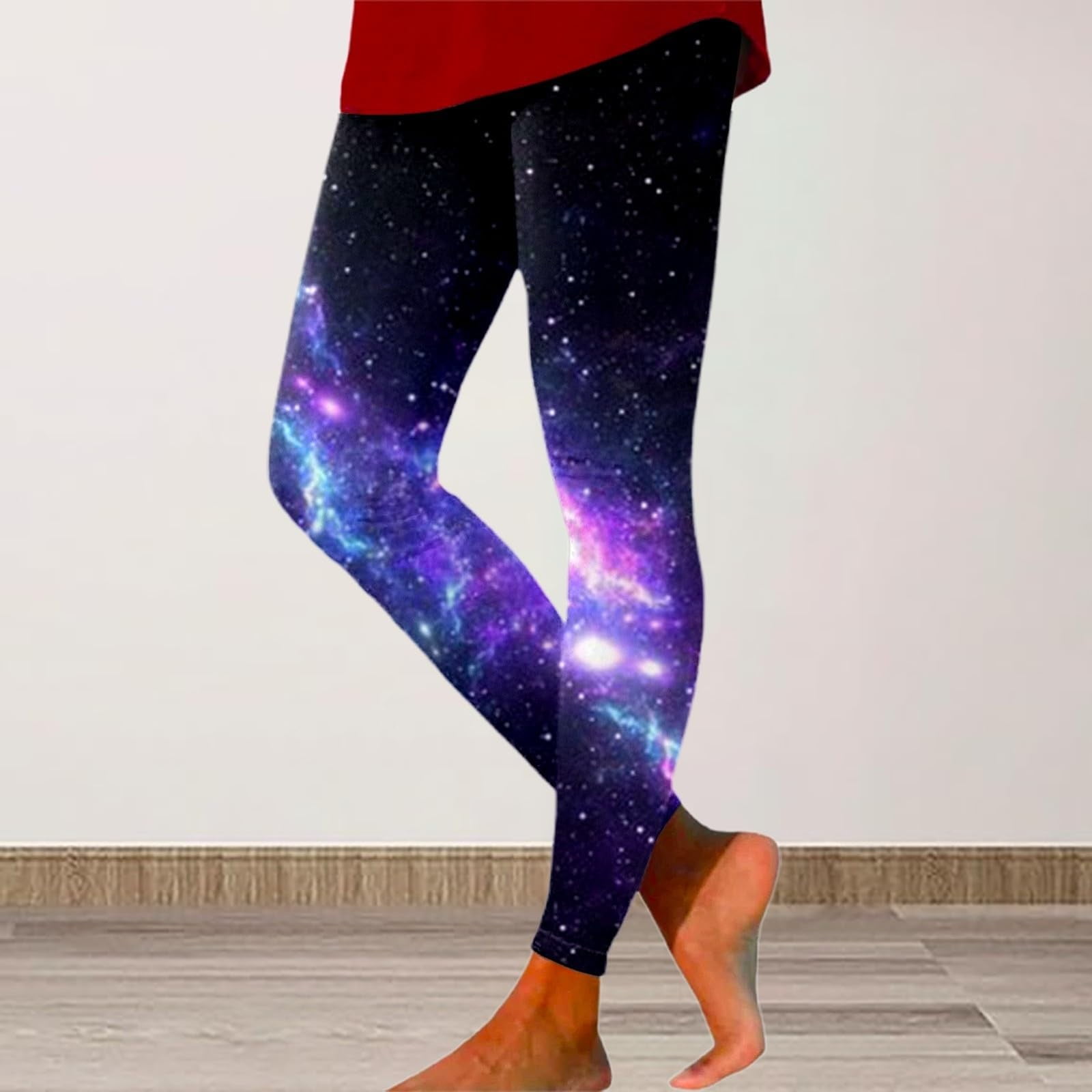 Luowei Women's Colorful Glitter Leggings - 3D Printed Fancy Costume ...