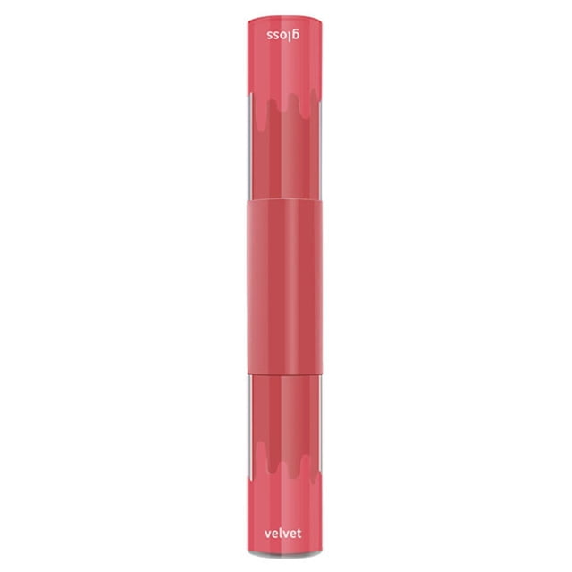 Luoyaxxxxx Double Ended Lipstick Together Soft Moisturizing Lip Gloss