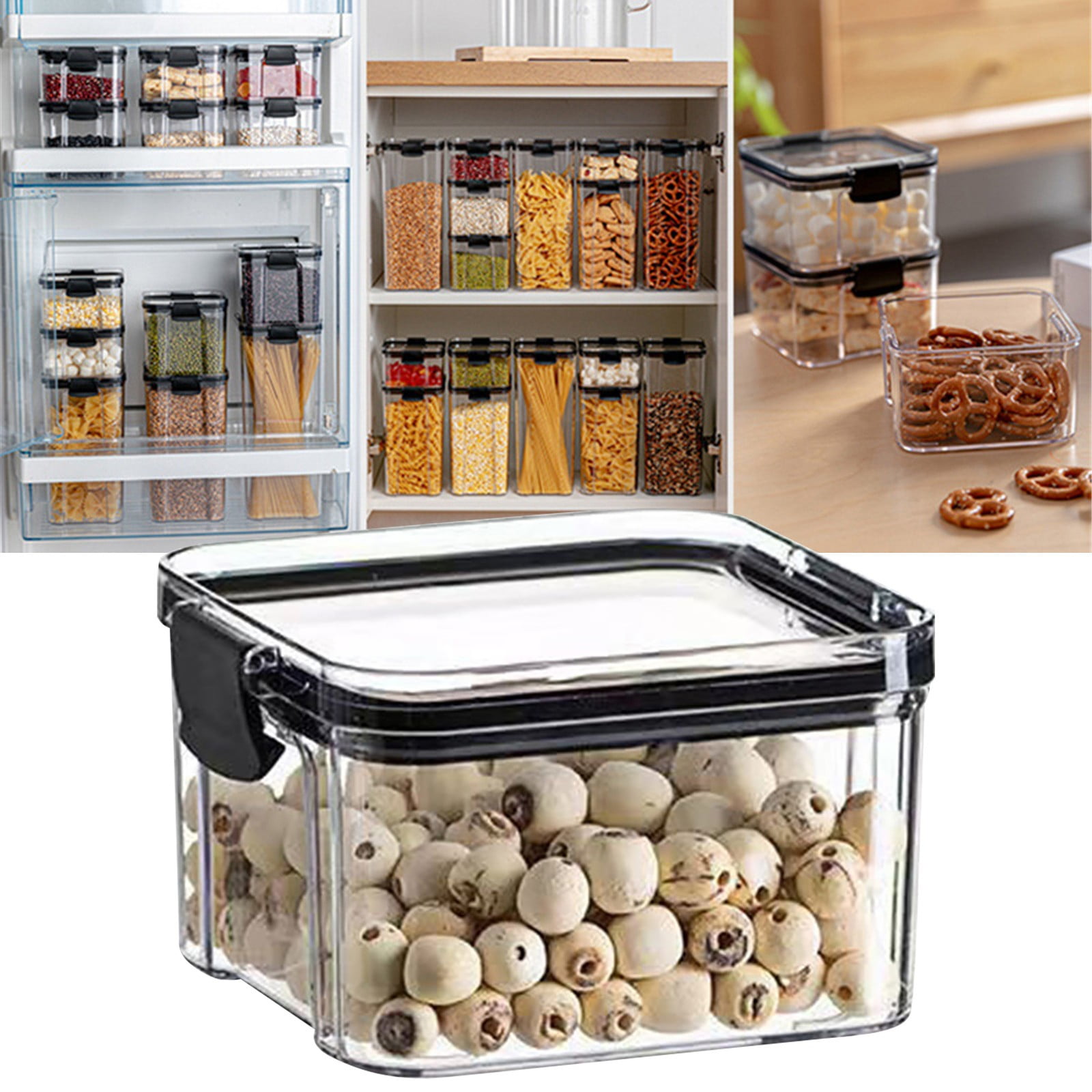 Luphy Food Storage Container Refrigerator Storage Box Airtight Food ...