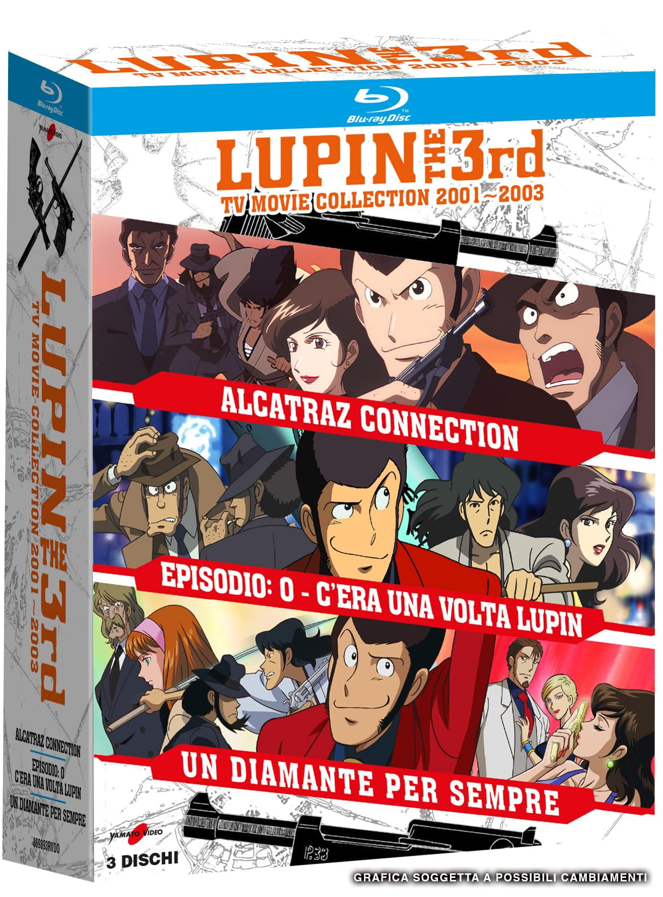 Lupin III- Tv Movie Coll. "2001 - 20 (3 Bd) (DVD) Animazione - Walmart.com