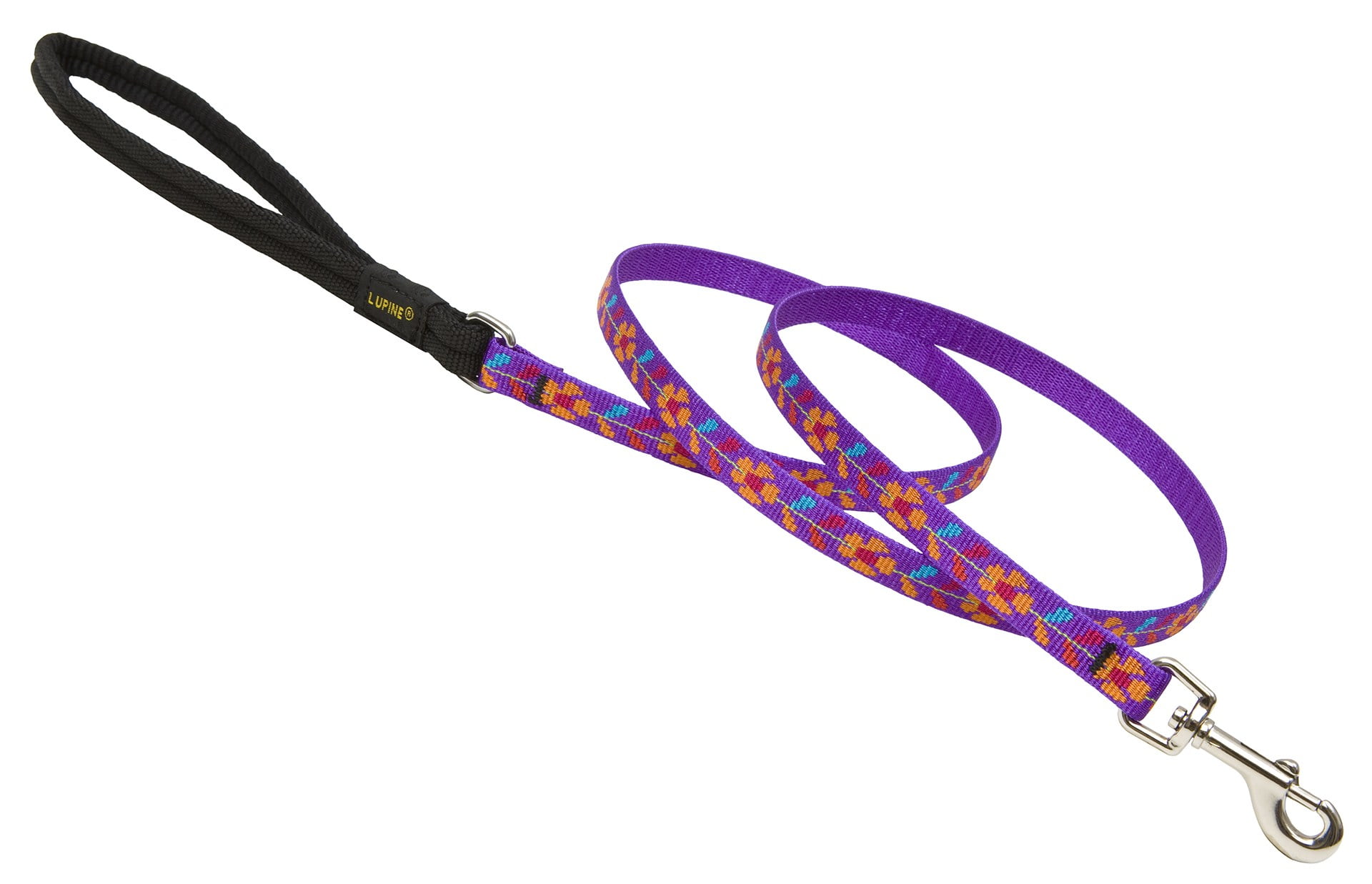 Lupine Collars & Leads Purple 1/2" X 6' Dog Lead - Walmart.com