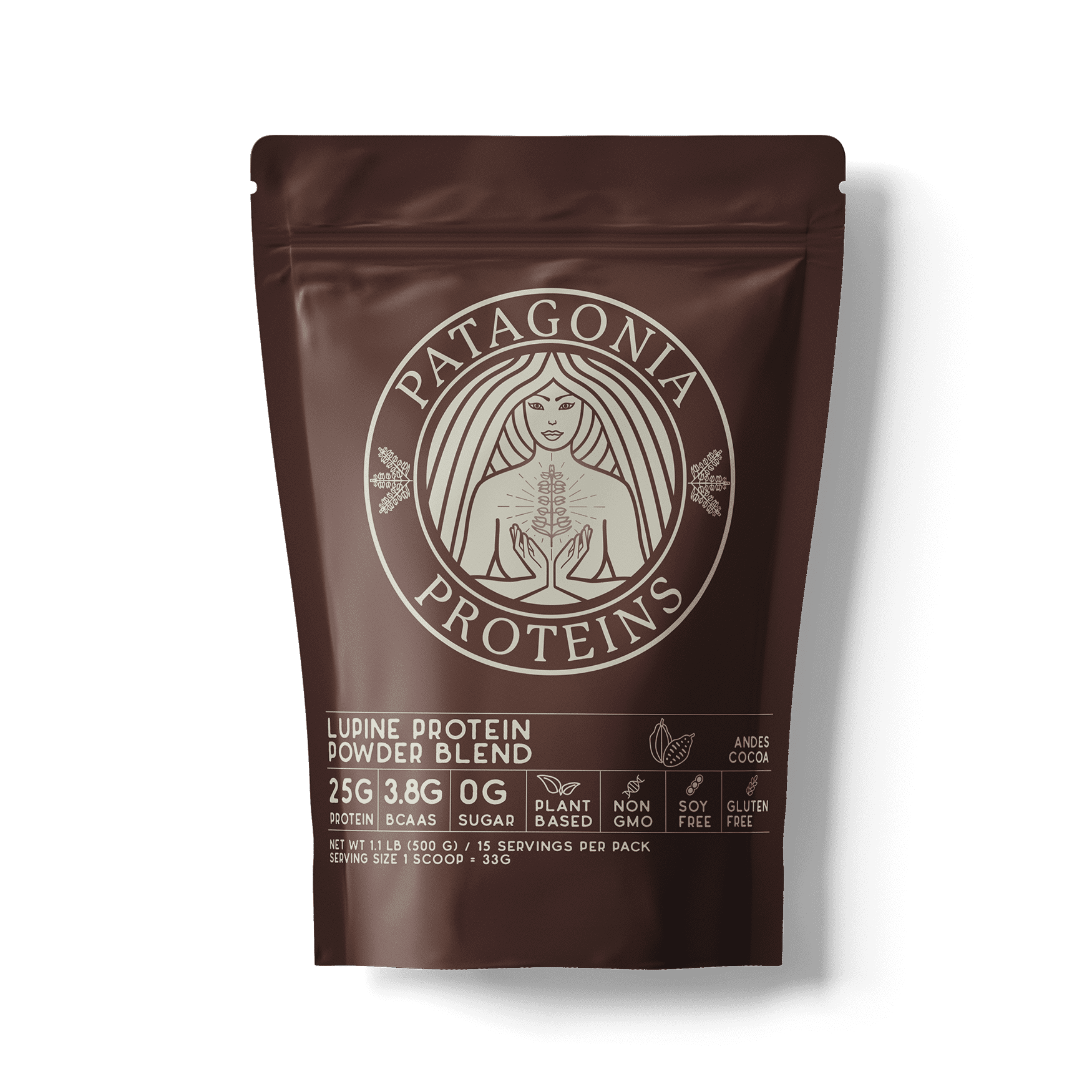 Lupine Protein Powder Andes Cocoa 1.1 lb - Walmart.com