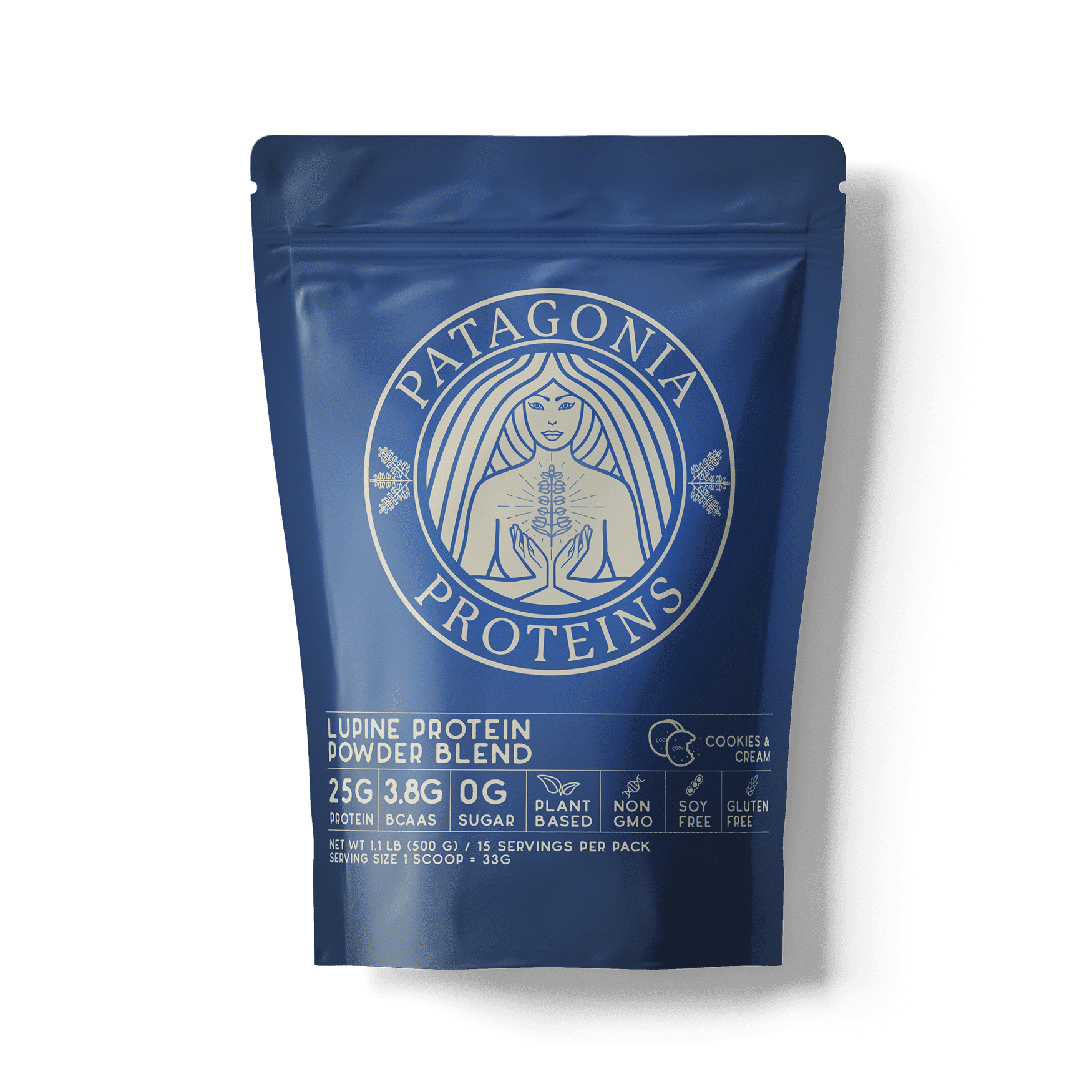 Lupine Protein Powder Cookies & Cream 1.1 lb - Walmart.com