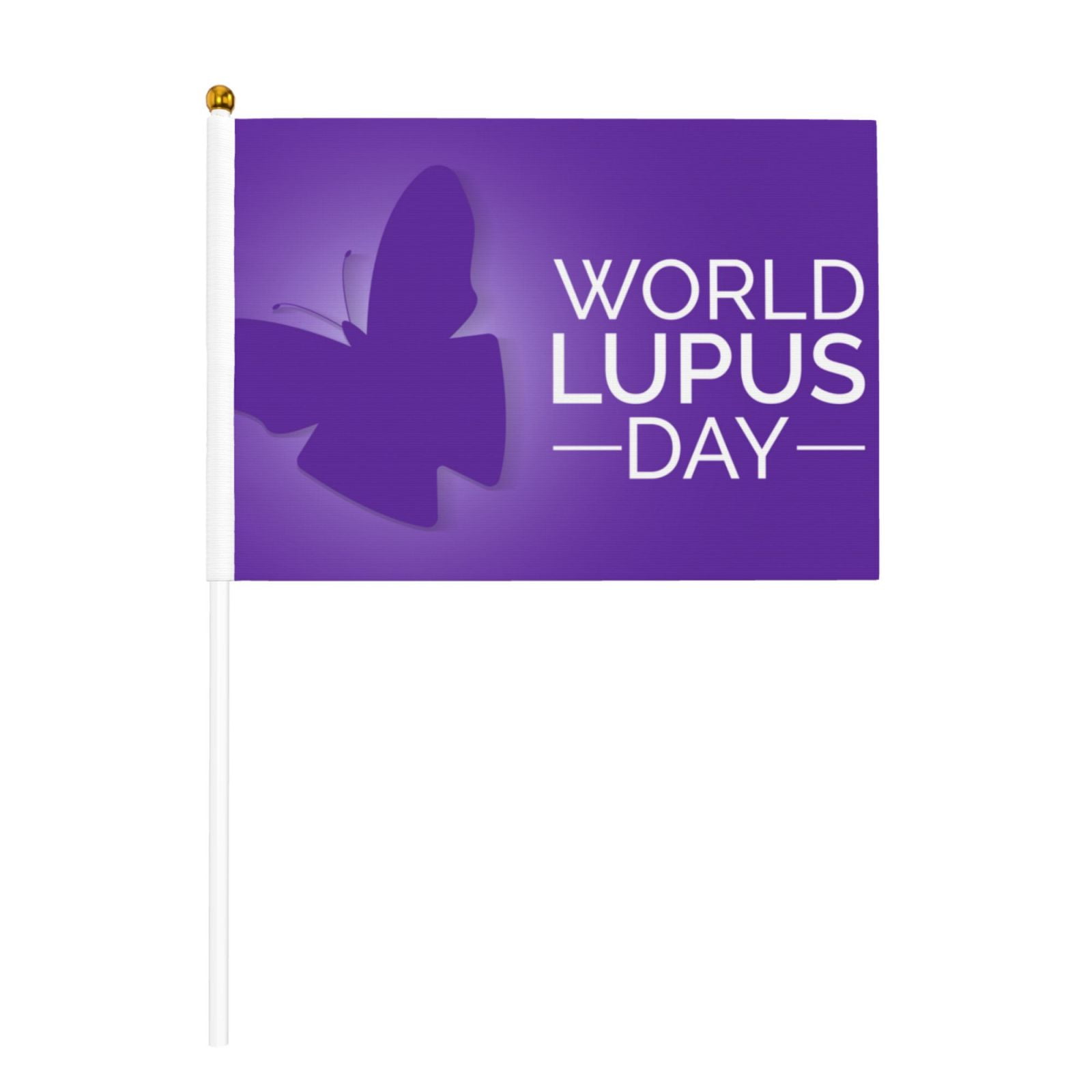 Lups Awareness Month Flag Small Mini Hand Held Flags Small Miniature ...