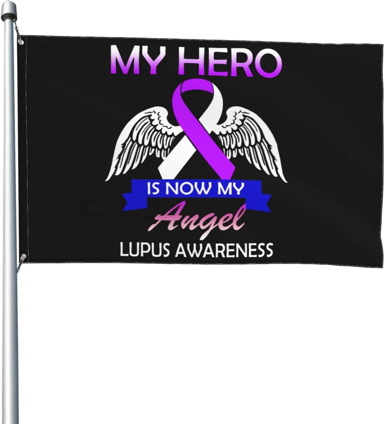 Lupus Awareness Flags 4x6 Ft Banner Patio Lawn & Garden Outdoor ...