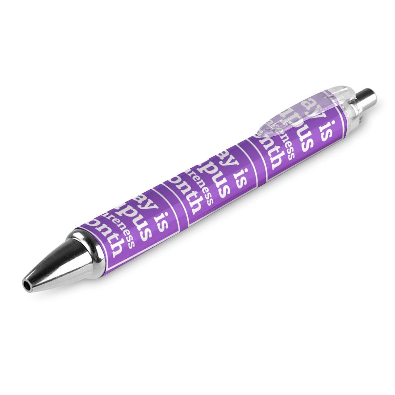 Lupus Awareness Month Ballpoint Pen Retractable Pens Black Writing Pen ...