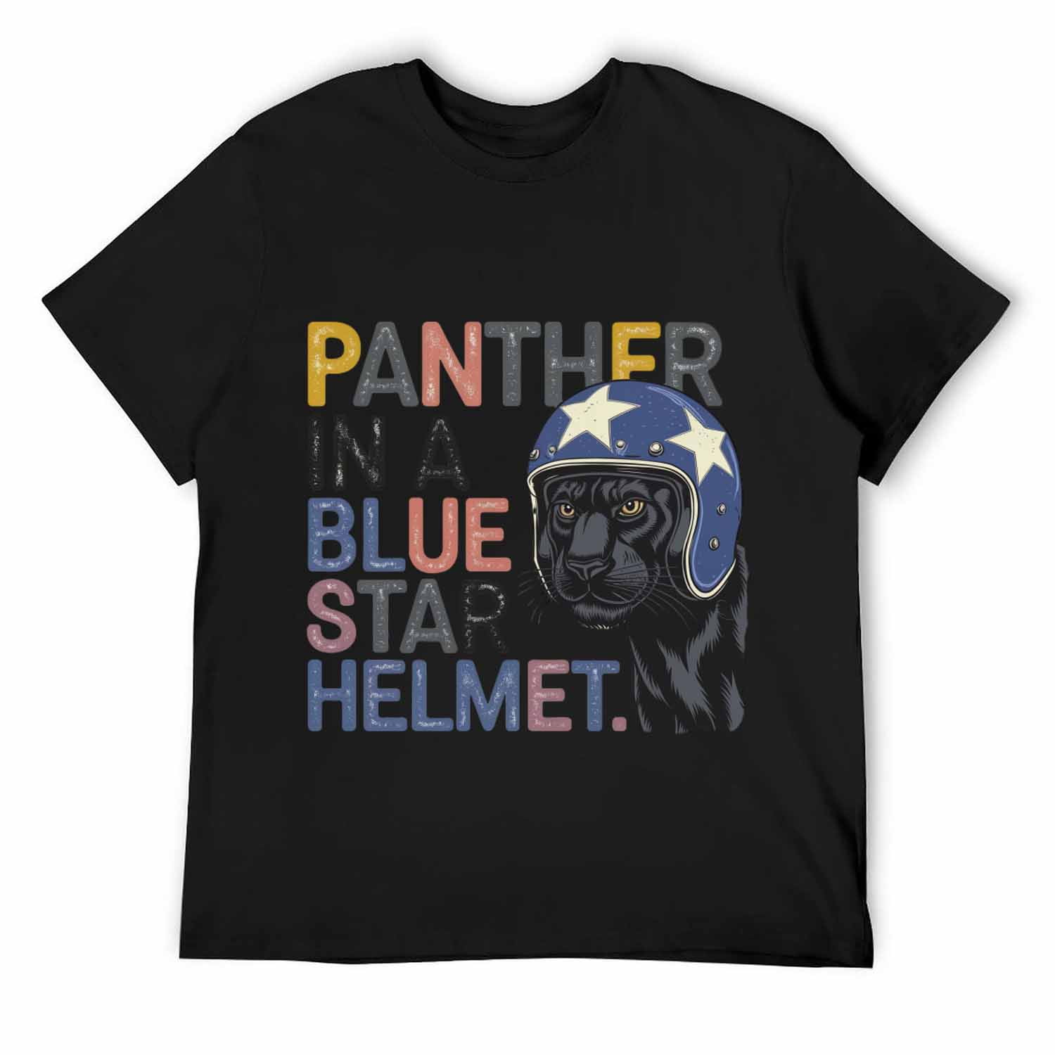 Lupus Awareness Shirt Support Panther in a blue star helmet. - Walmart.com
