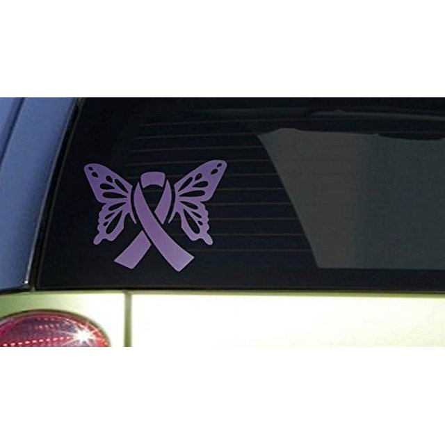 Lupus Butterfly *I399* 6x8 inch Sticker decal purple awareness cure ...