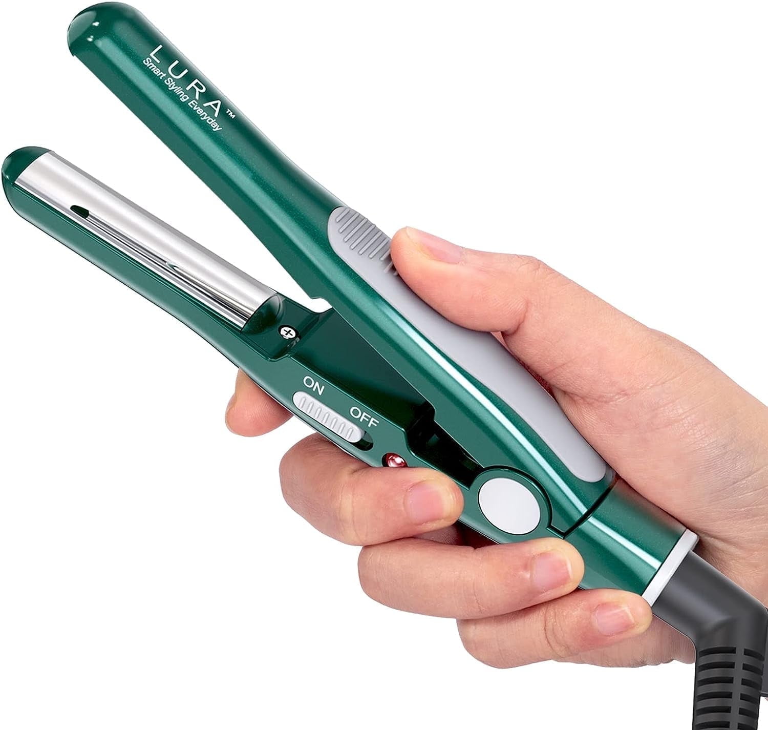 Lura Small Flat Iron for Pixie Haircut 1/2 Inch Nano Titanium Travel ...