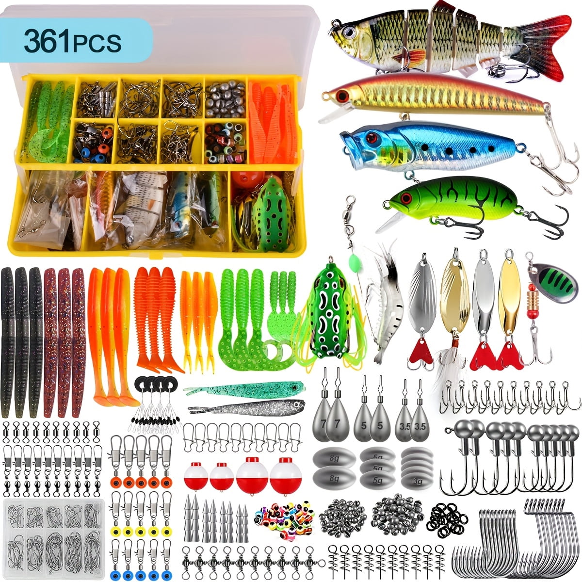 Lure Bait Set: Artificial bait, fake Bait set - Walmart.com