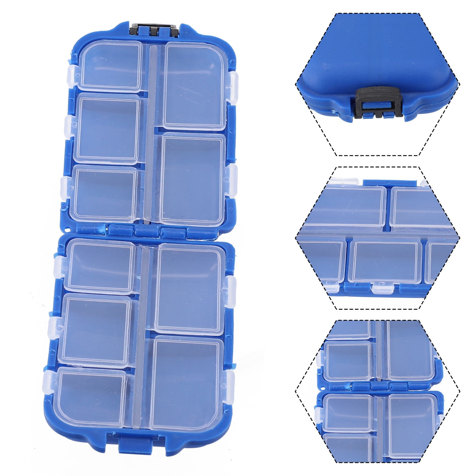 Lure Box Small Transparent Plastic Waterproof Hook Bait Bait Fishing ...