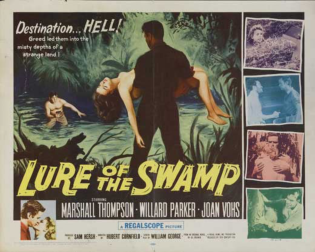 Lure of the Swamp - movie POSTER (Style A) (27" x 40") (1957) - Walmart.com