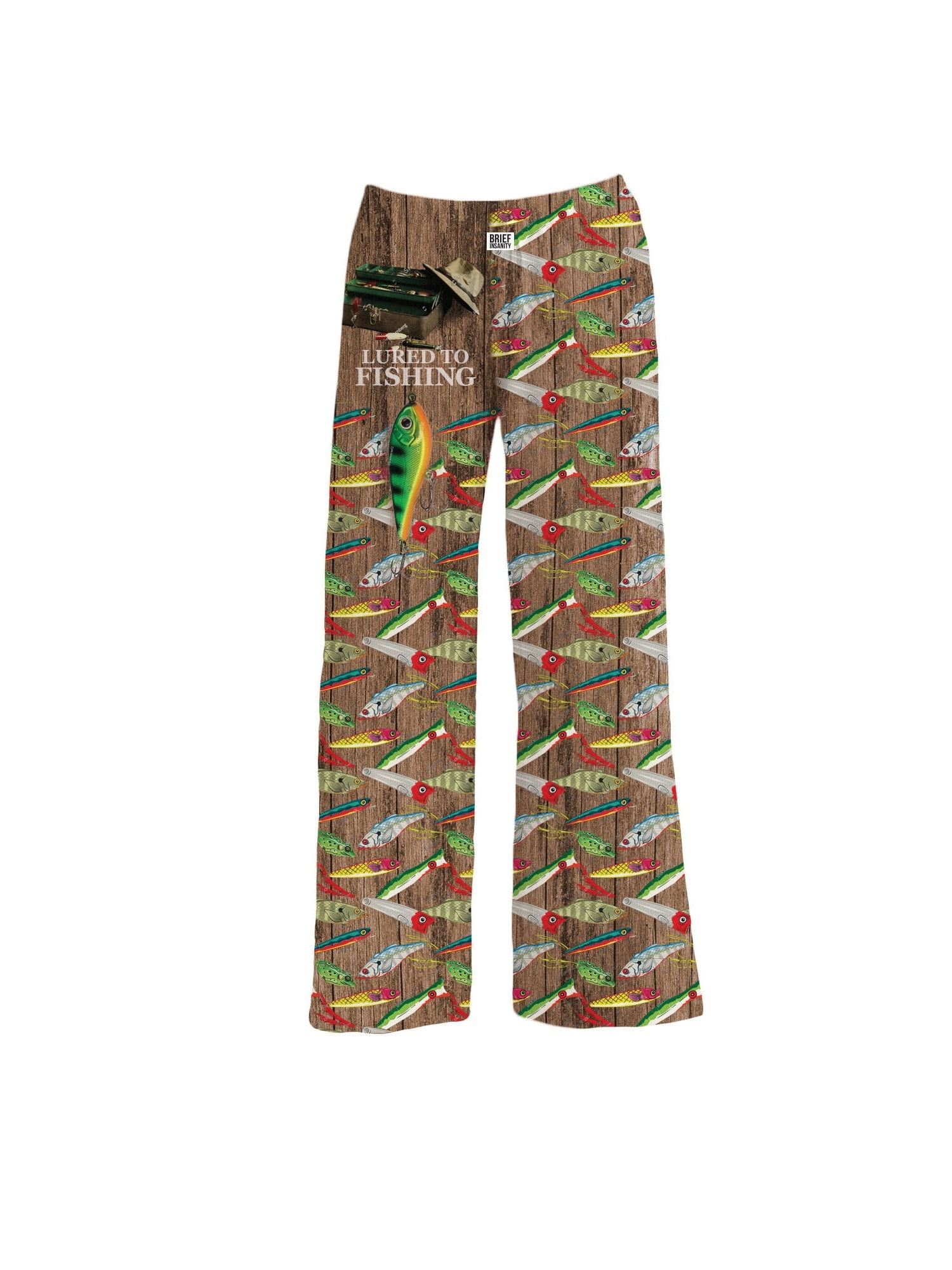 Lured On Fishing Lounge Pants - Large - Walmart Business Supplies