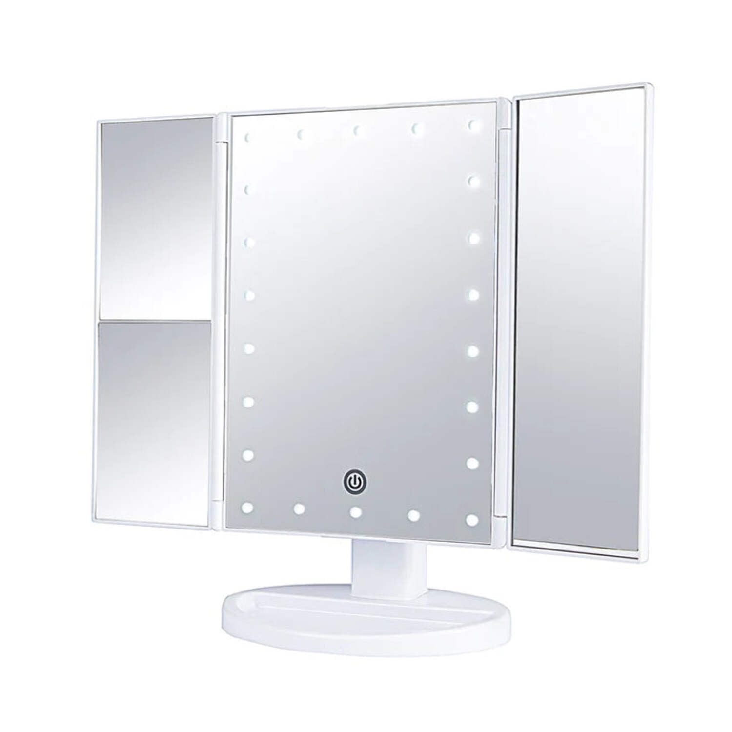 Lurella LED Desktop Vanity Mirror USB/Battery Portable Multi ...