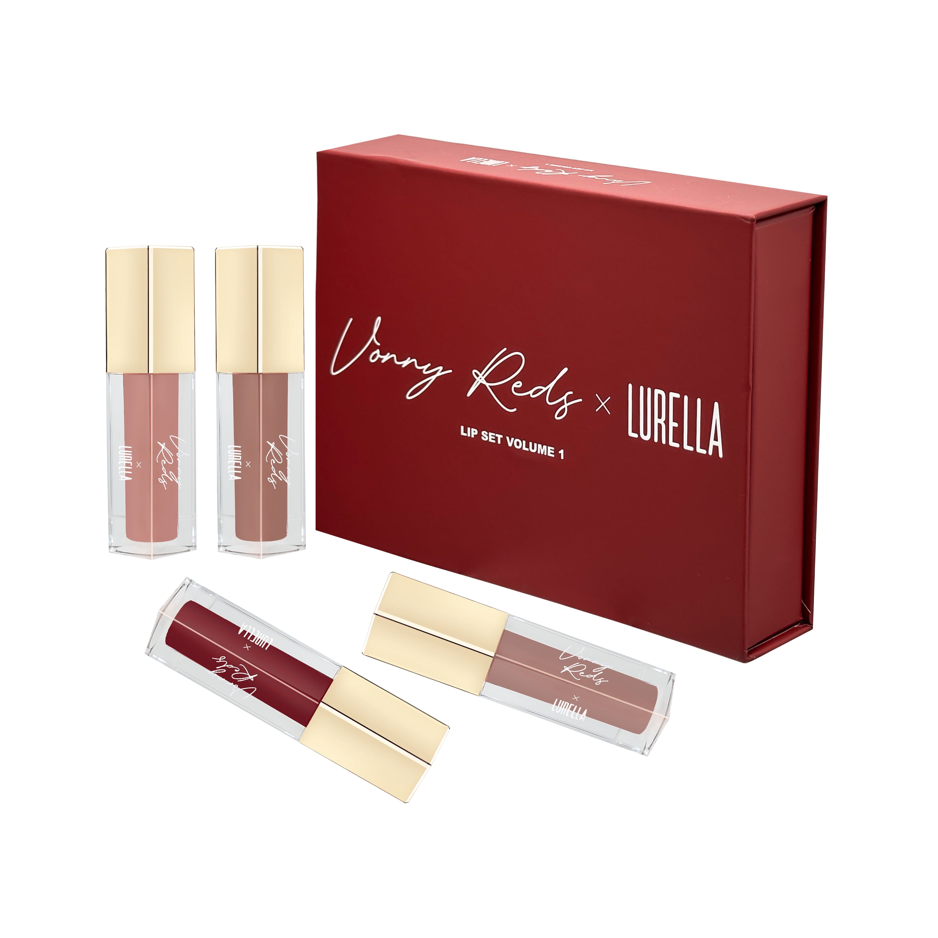 Lurella x Vonny Reds Lip Set Volume 1 - Walmart.com