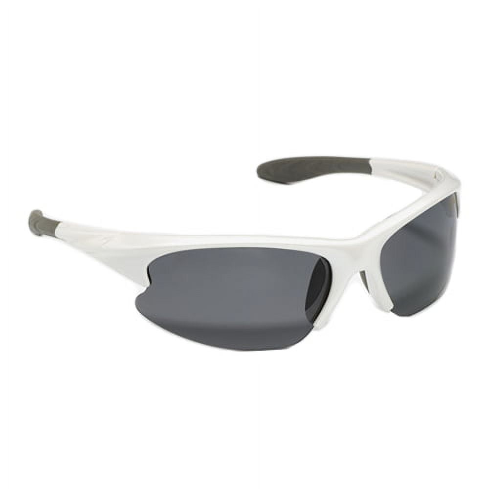 Lures SKL Sunglasses, White Ice Style, Shiny White Frame, Gray Lens ...