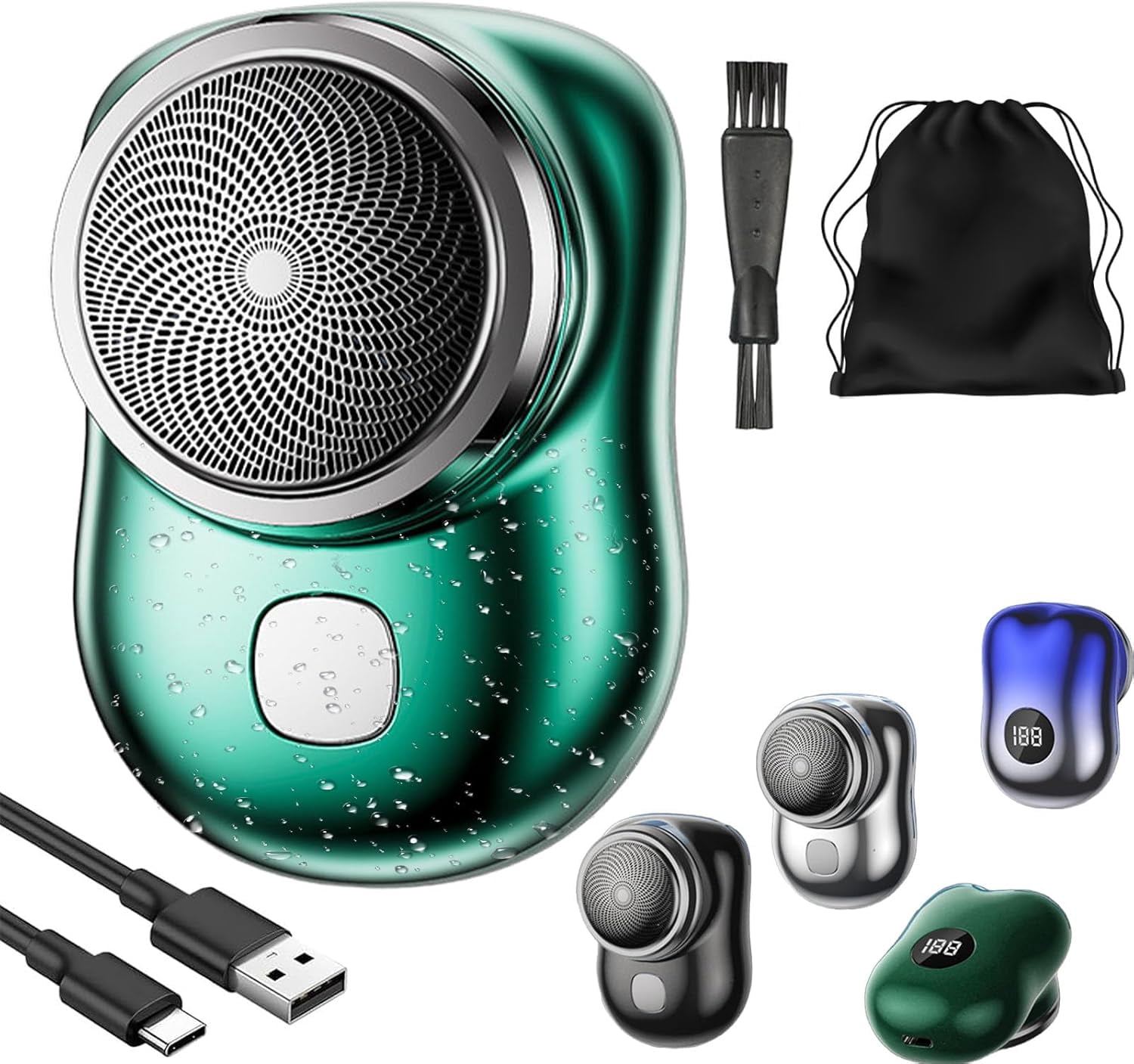 Lureza Shaver, Mini-Shave Portable Electric Shaver, Waterproof Portable ...