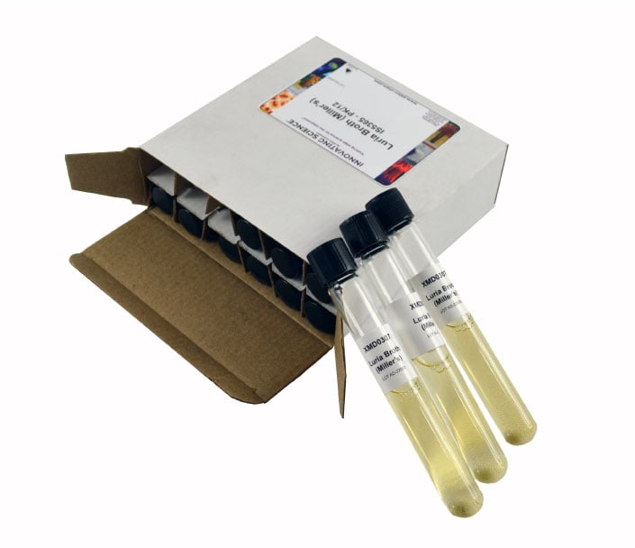 Luria (LB, Miller's) Broth Tubes, Pack of 12 - Sterile Microbiological ...