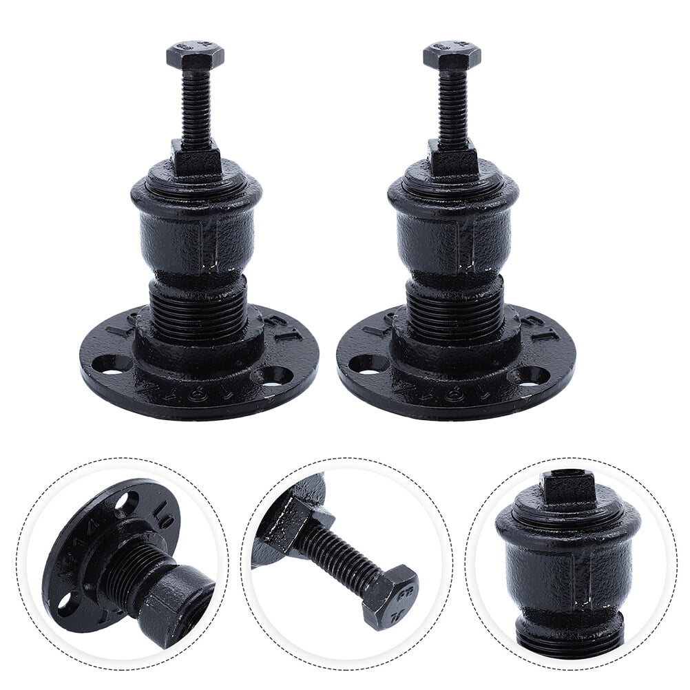 Lurrose 2pcs Handrail Bracket Hand Rail Bracket Interior Stair Railing ...