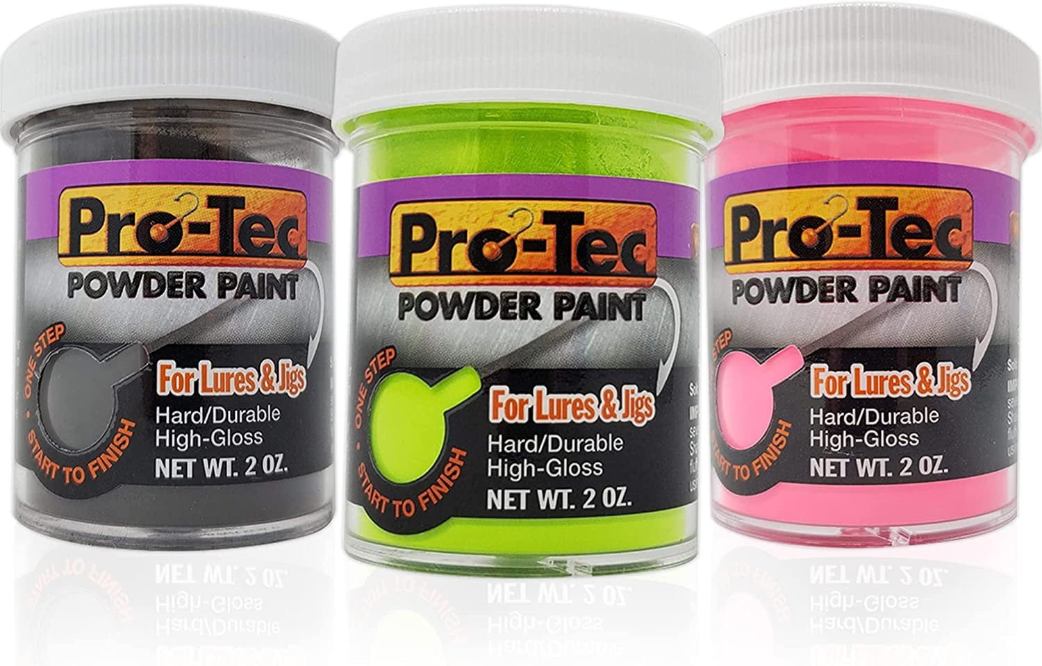 Lurwind Pro-Tec Jigs and Lures Powder Paint, Jig Head Powder Coat Paint ...