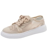 Lusa Women's Floral Breathable Sheer Mesh Sneakers Spring and Summer ...
