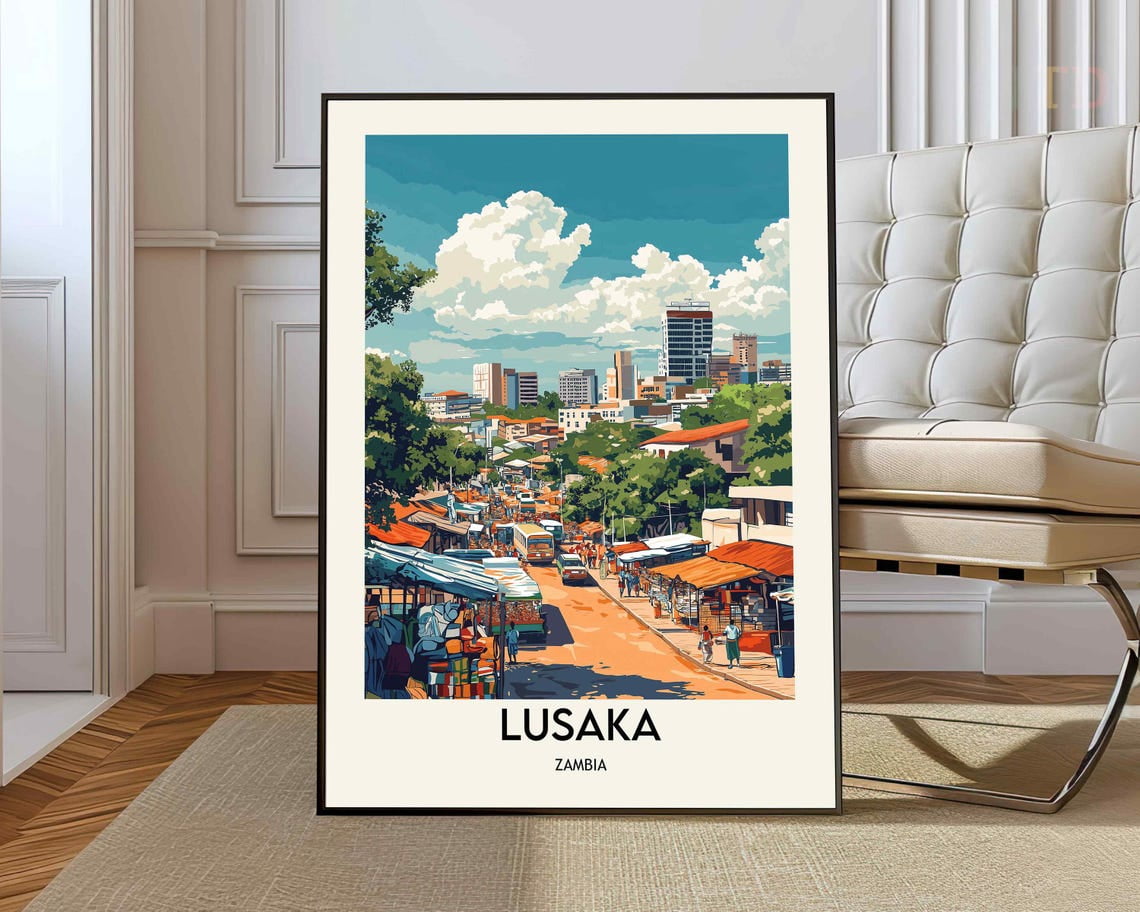 Lusaka Poster, Lusakalusaka Print, Lusaka Photo, Lusaka Poster Print ...
