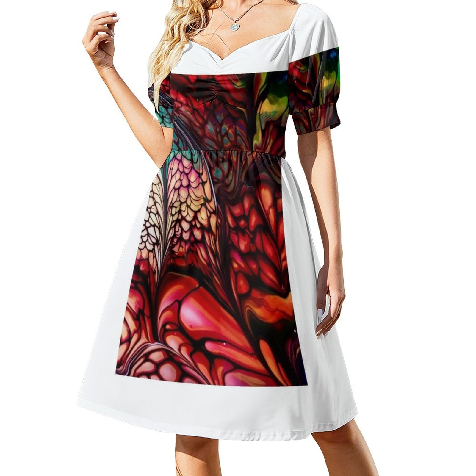 Luscious Red Sleeveless Dress elegant dresses for women beach outfits ...