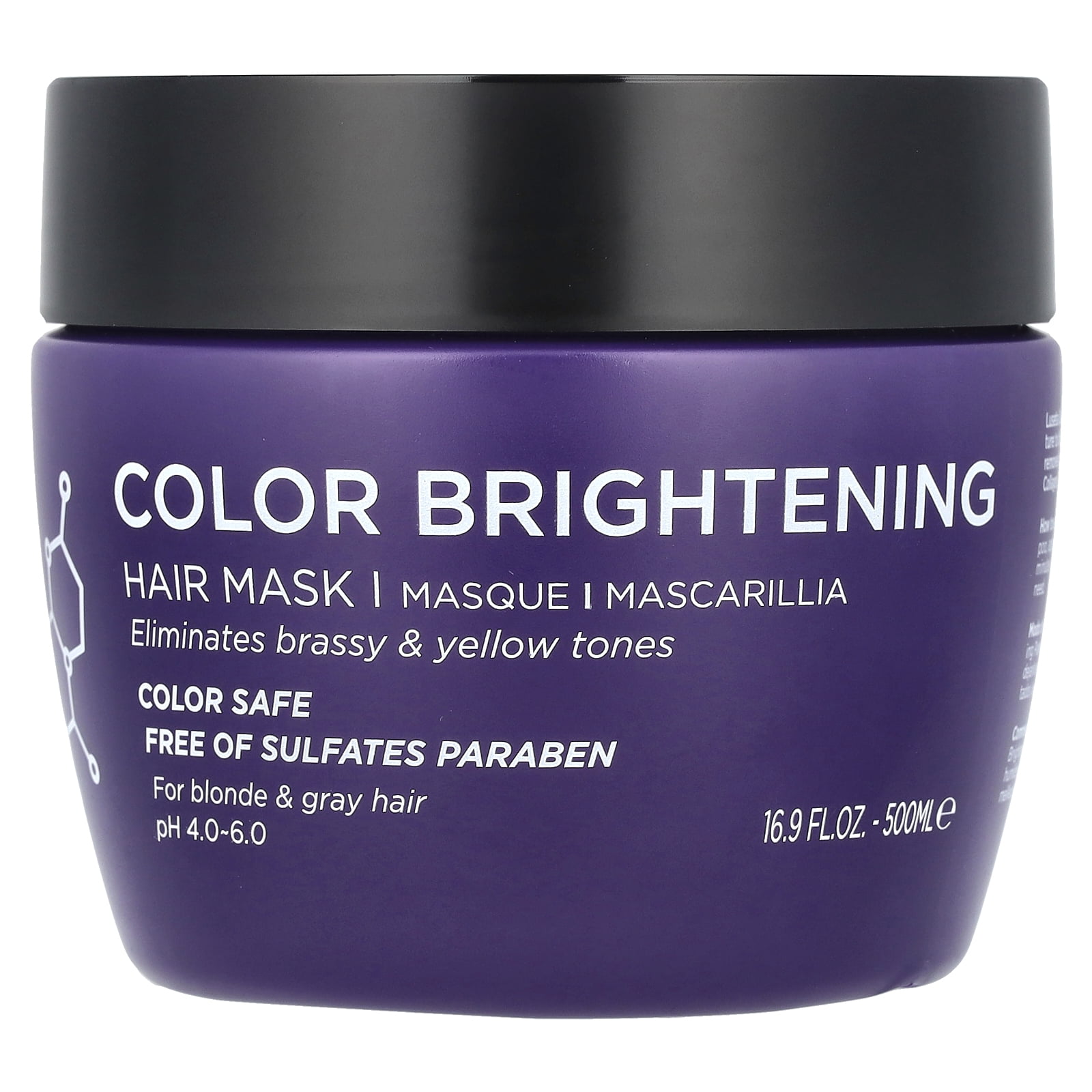 Luseta Beauty Color Brightening Hair Mask, 16.9 fl oz (500 ml ...