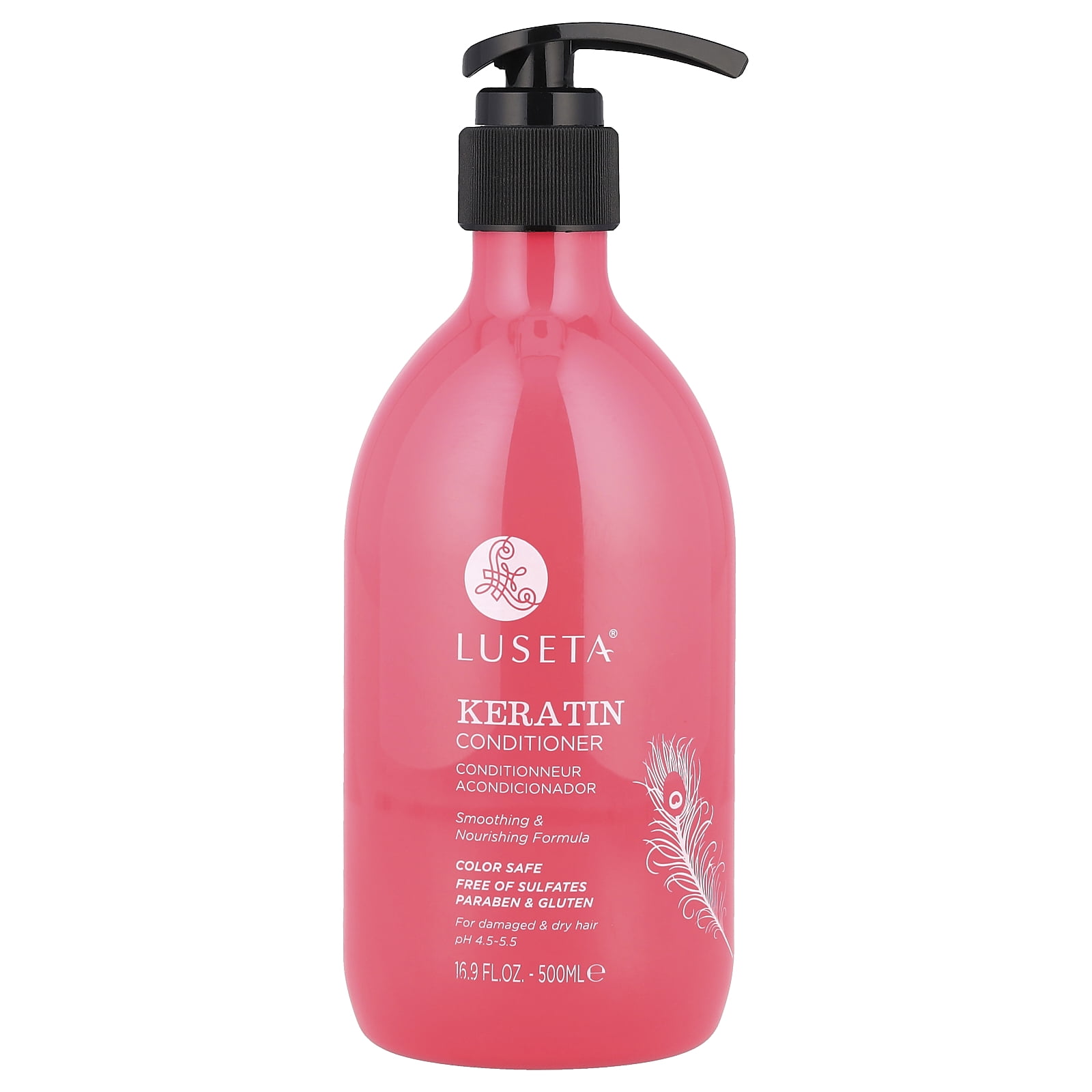 Luseta, Keratin Conditioner, 16.9 fl oz, Smoothing & Nourishing ...