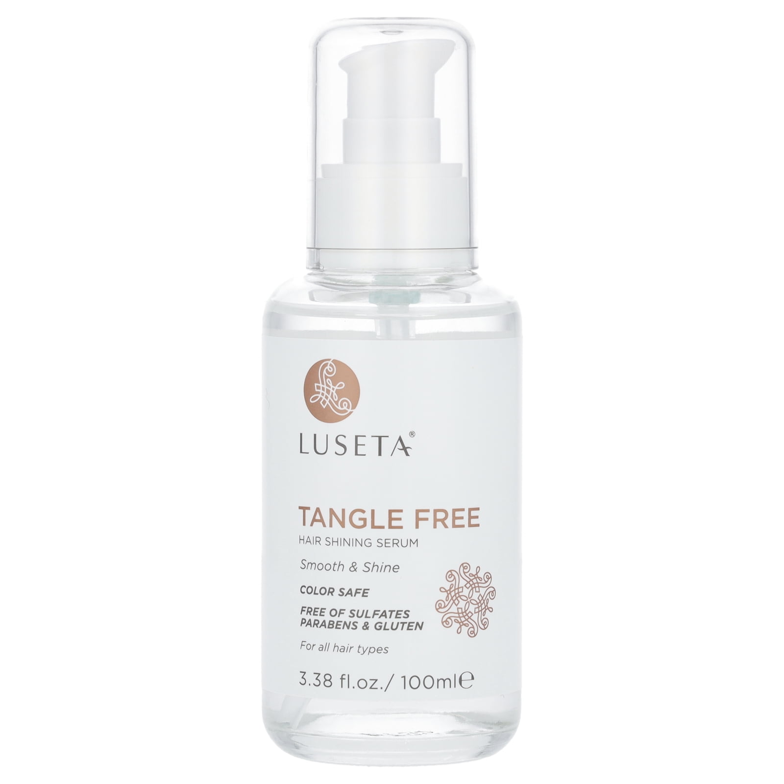 Luseta Beauty Tangle Free, Hair Shining Serum, For All Hair Types, 3.38 fl oz (100 ml) - Walmart.com