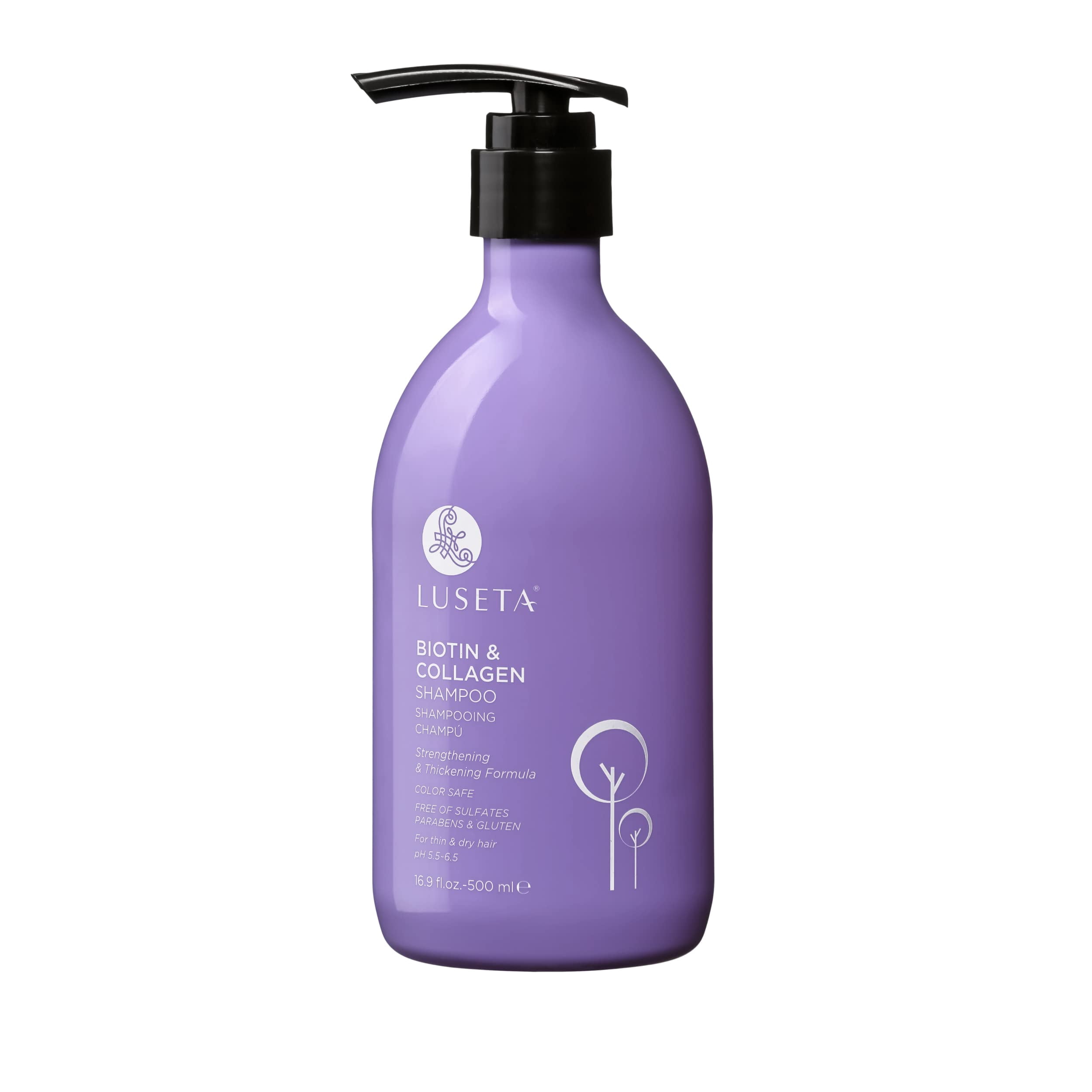 Luseta Biotin and Collagen OKA4 Hair Growth Shampoo - 16.9oz, Hair Loss ...
