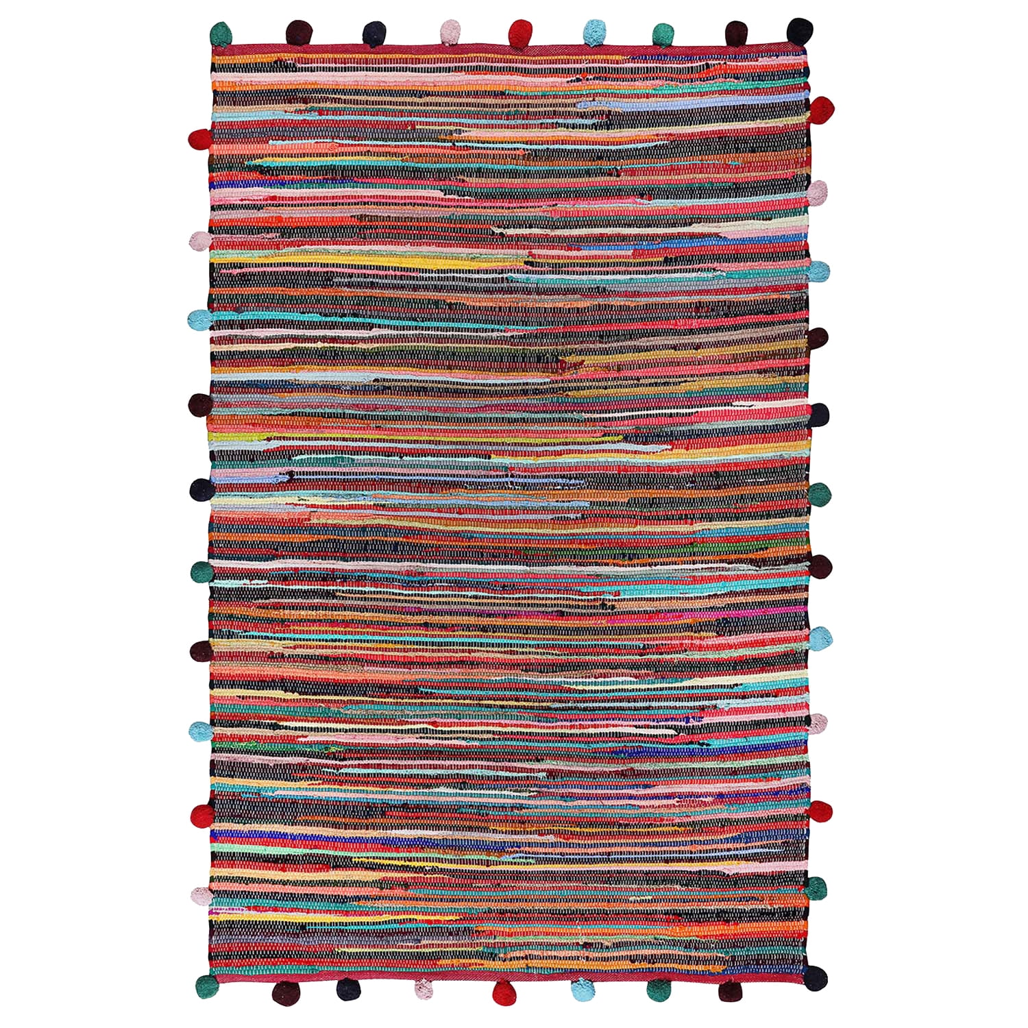 Lush Ambience Erin Indoor Rag Area Rug | Hand Woven, Ecofriendly ...