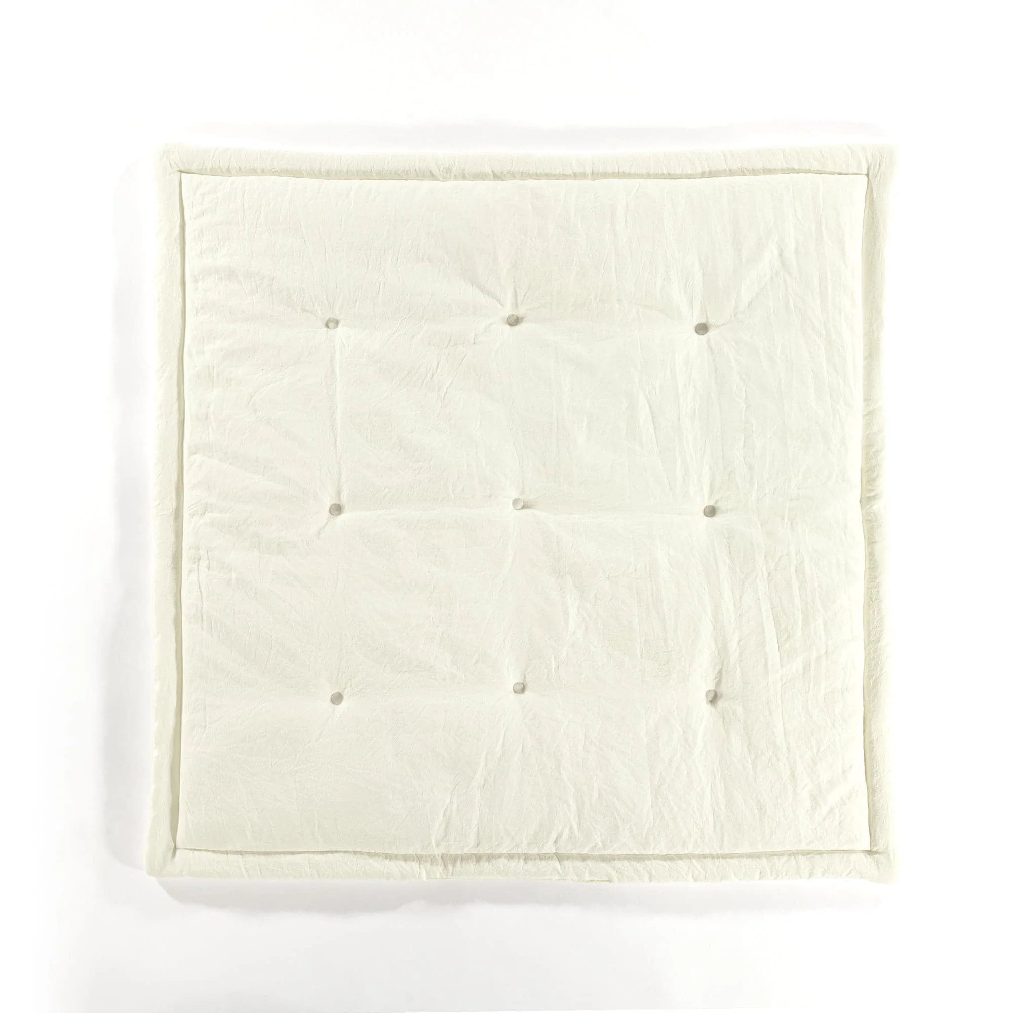 Lush Decor Baby Square Bordered Play Mat, 36x36, Ivory, 100% Polyester ...