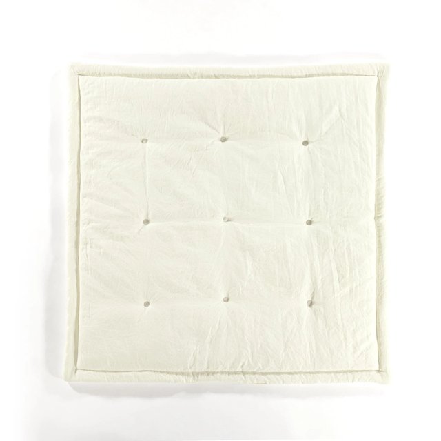 Lush Dcor Baby Square With Border Play Mat Ivory Single 36X36 - Walmart.com