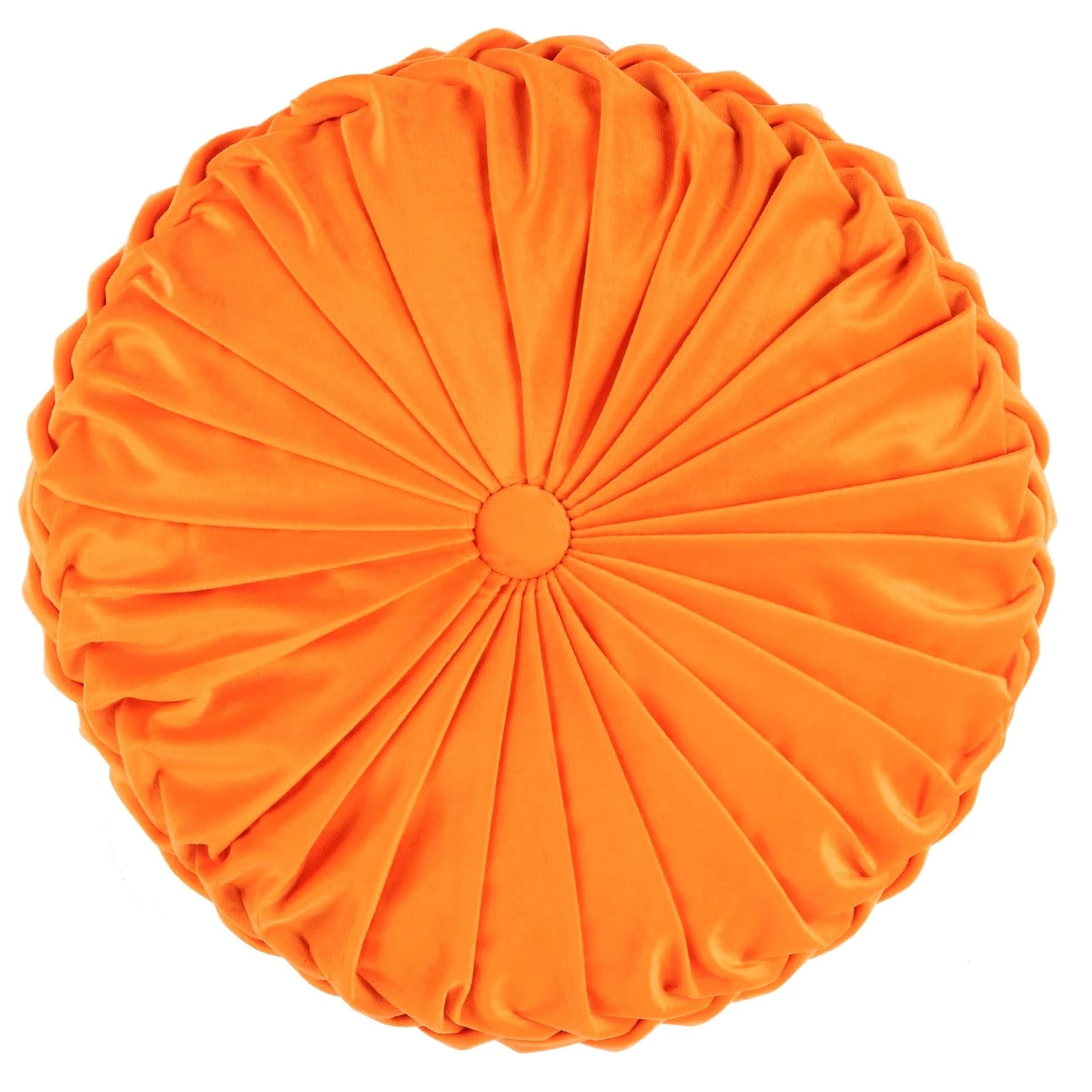 Lush Decor 100% Polyester Holan Velvet Round Decorative Pillow Amber ...